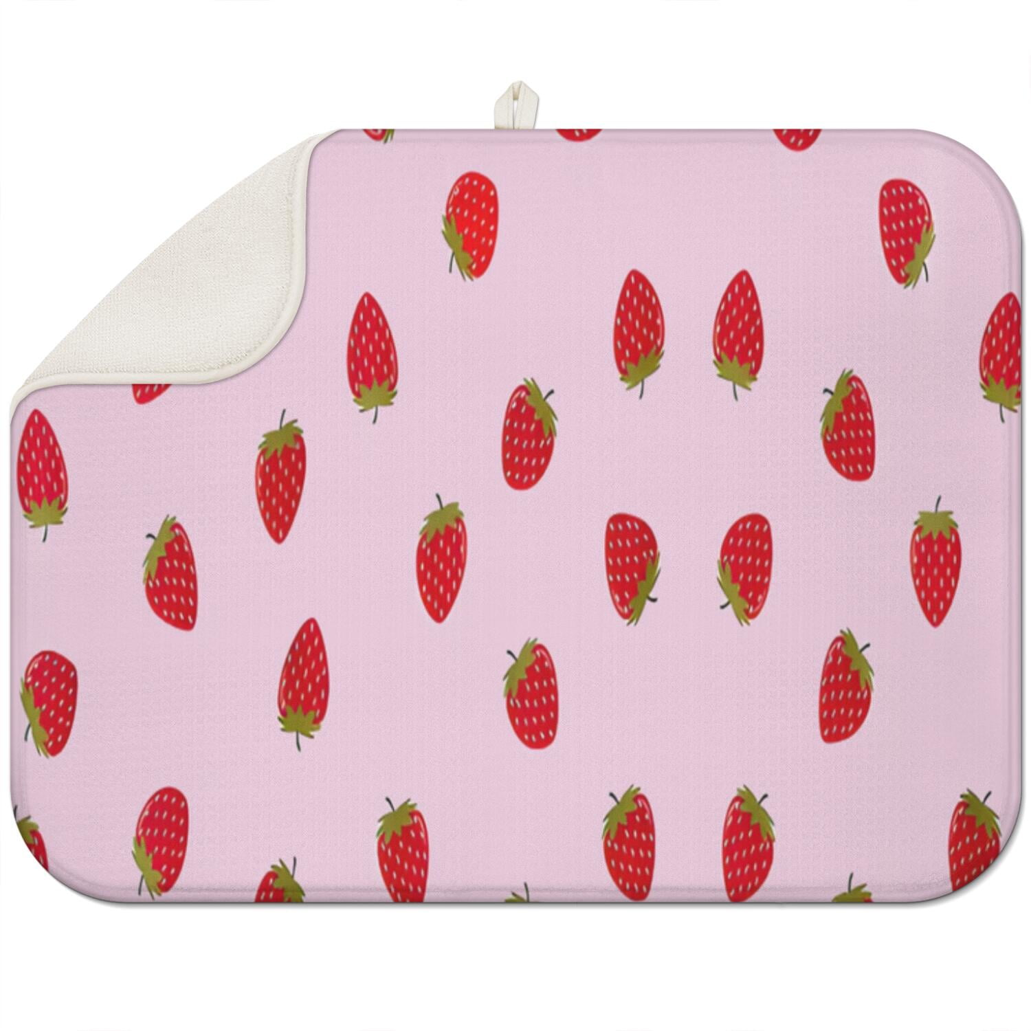 Watercolor Fruit Coffee Mat – Durable Microfiber Spill Mat Featuring ...