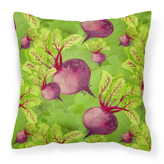 Watercolor Fruits and Vegetables Art Canvas Fabric Decorative Pillow ...
