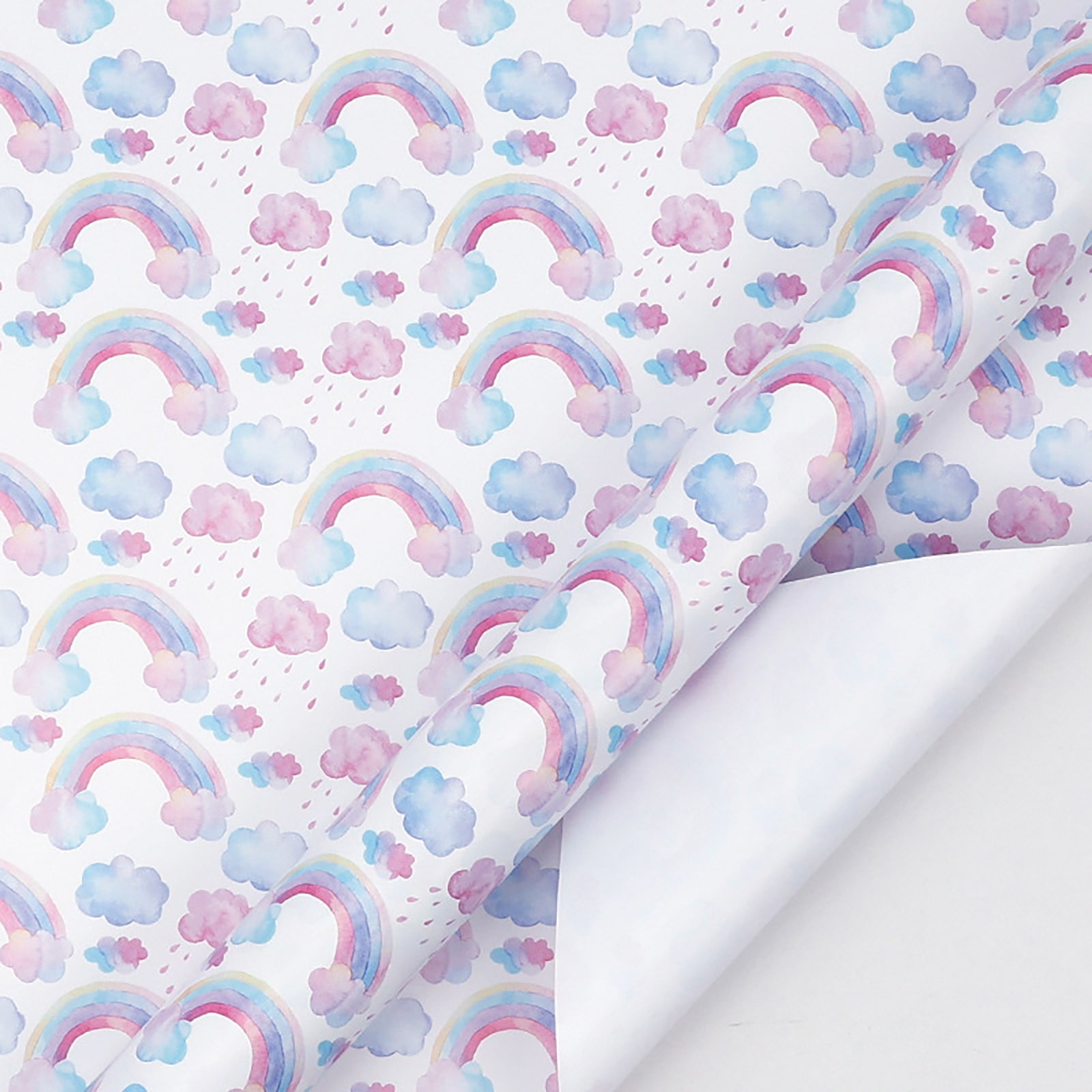 Watercolor Gift Wrap, Large Roll Wrapping Paper, 118 Inch 80 GSM Thick ...