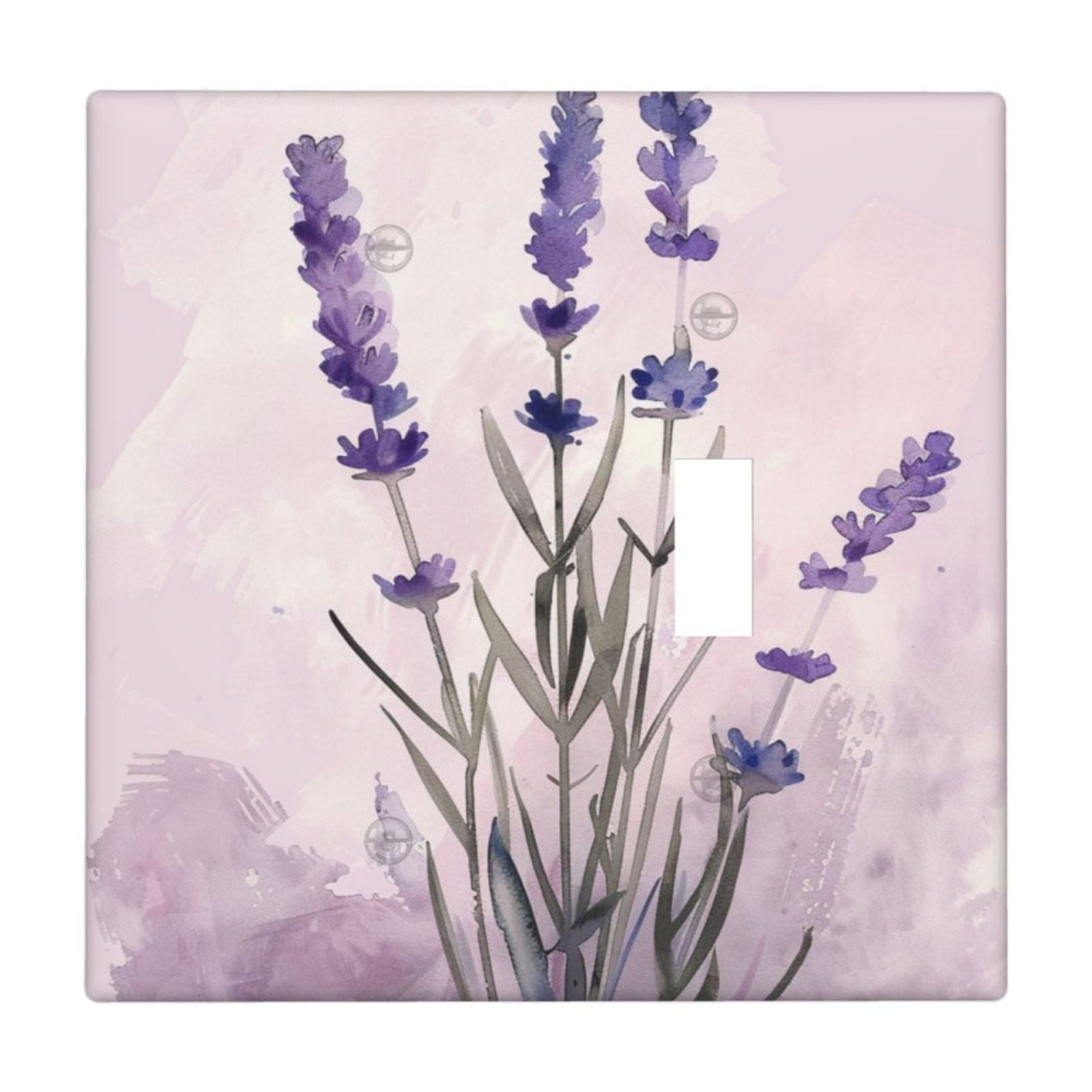 Watercolor Hand Painted Switch Cover Decorative Wall Plate / 2-Gang 1 ...