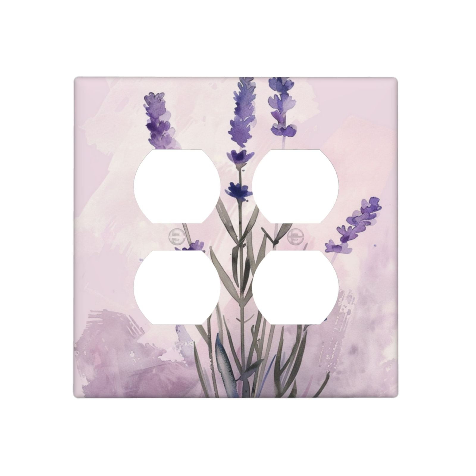 Watercolor Hand Painted Switch Cover Decorative Wall Plate / 2-Gang 2 ...