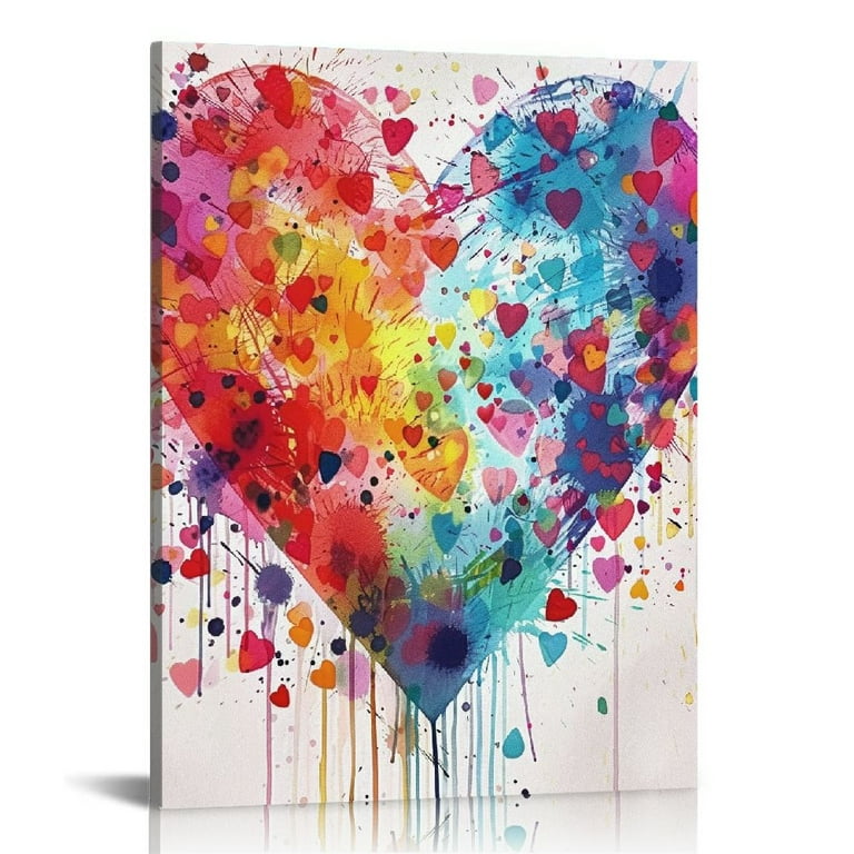 love heart wall hanging