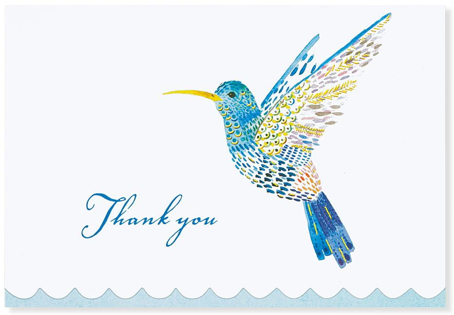 Watercolor Hummingbird Thank You Notes (Stationery, Note Cards, Boxed ...