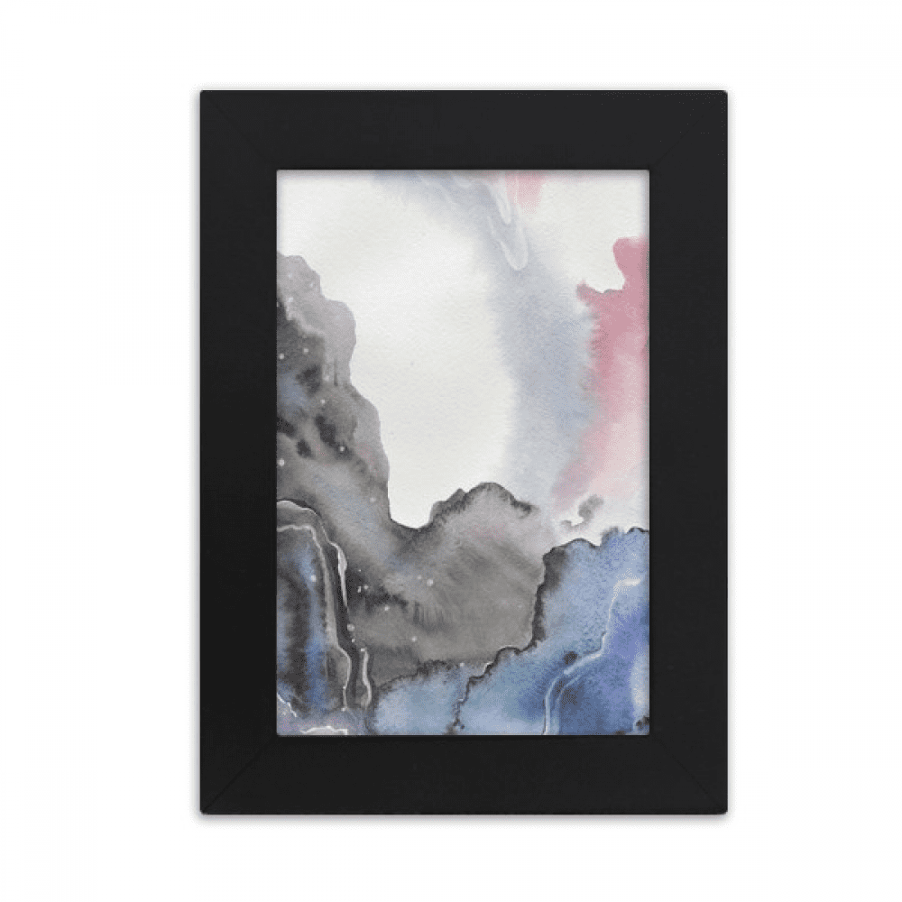 Watercolor Ink Shading Desktop Photo Frame Picture Display Art Painting ...