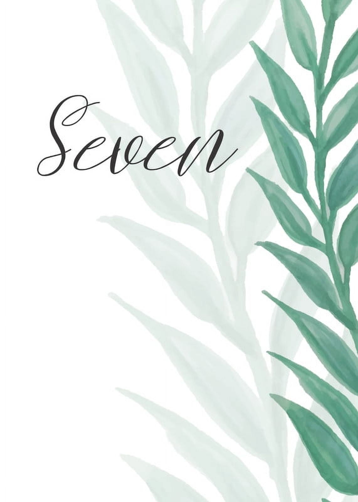 Watercolor Leaves 1-50 Pcs Wedding Table Number Cards With Head Table ...