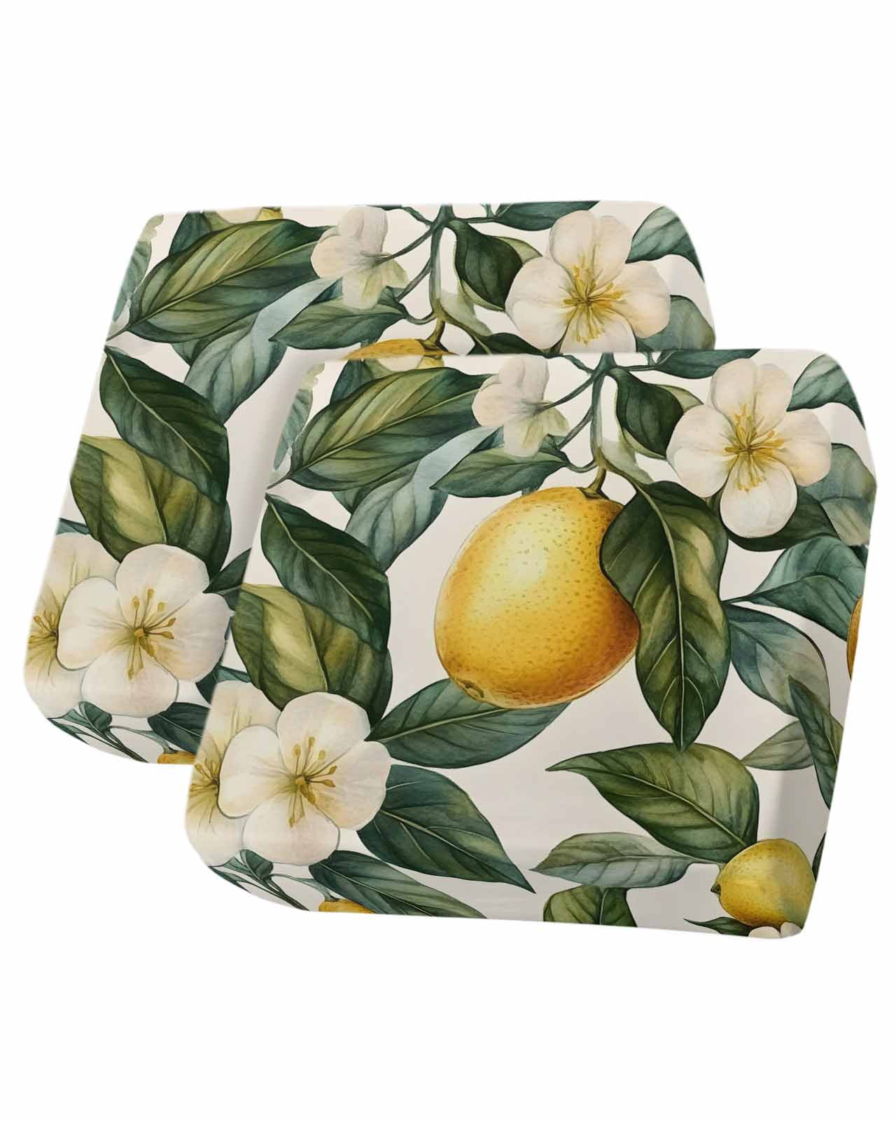 Watercolor Lemon Sofa Couch Cushion Covers Washable, Removable ...