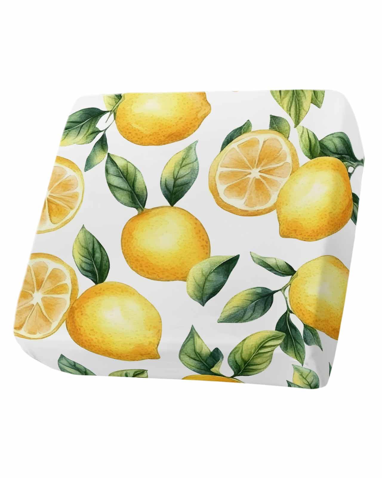 Watercolor Lemon Sofa Couch Cushion Covers Washable, Removable ...