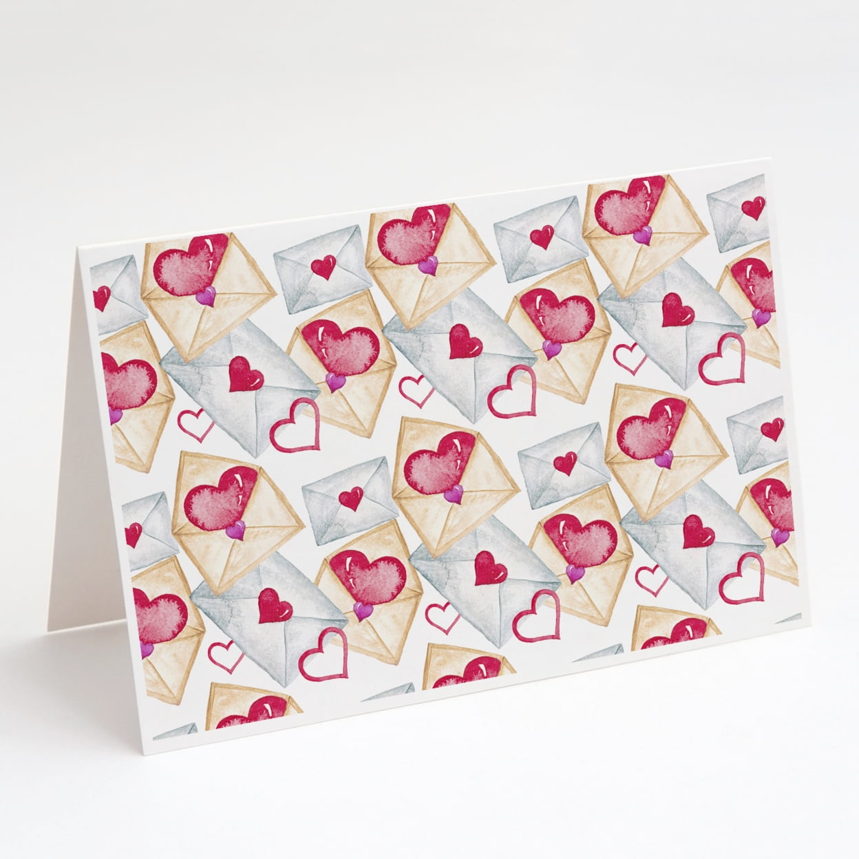 Watercolor Love Letters Greeting Cards and Envelopes Pack of 8 ...