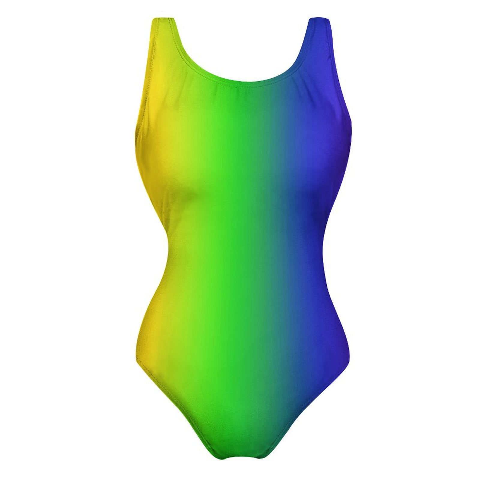 Watercolor Ombre Swimsuit Zebra Print OnePiece Swimwear Push Up ...