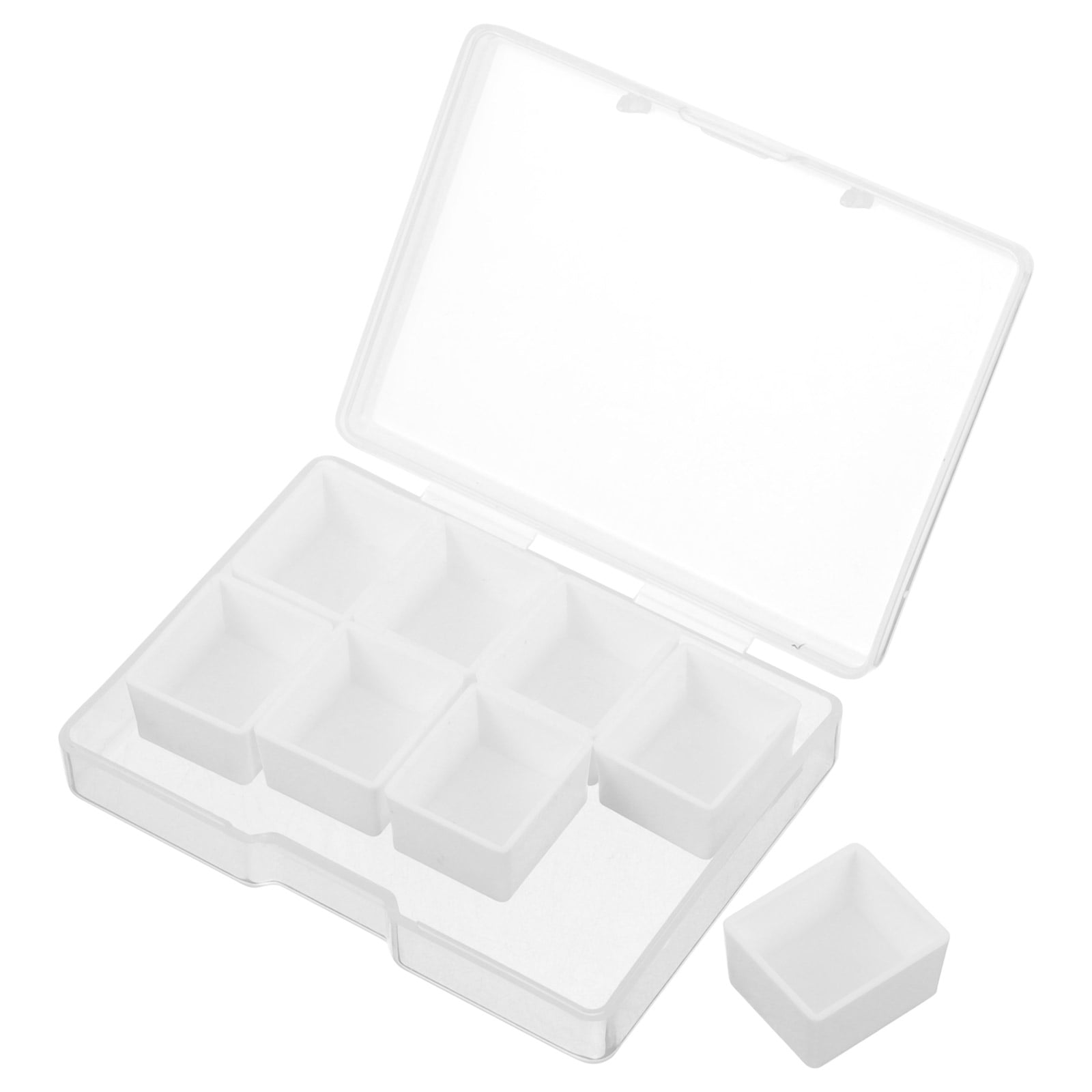 Watercolor Paint Home Painting Supplies Kids Pigment Case Compartments ...