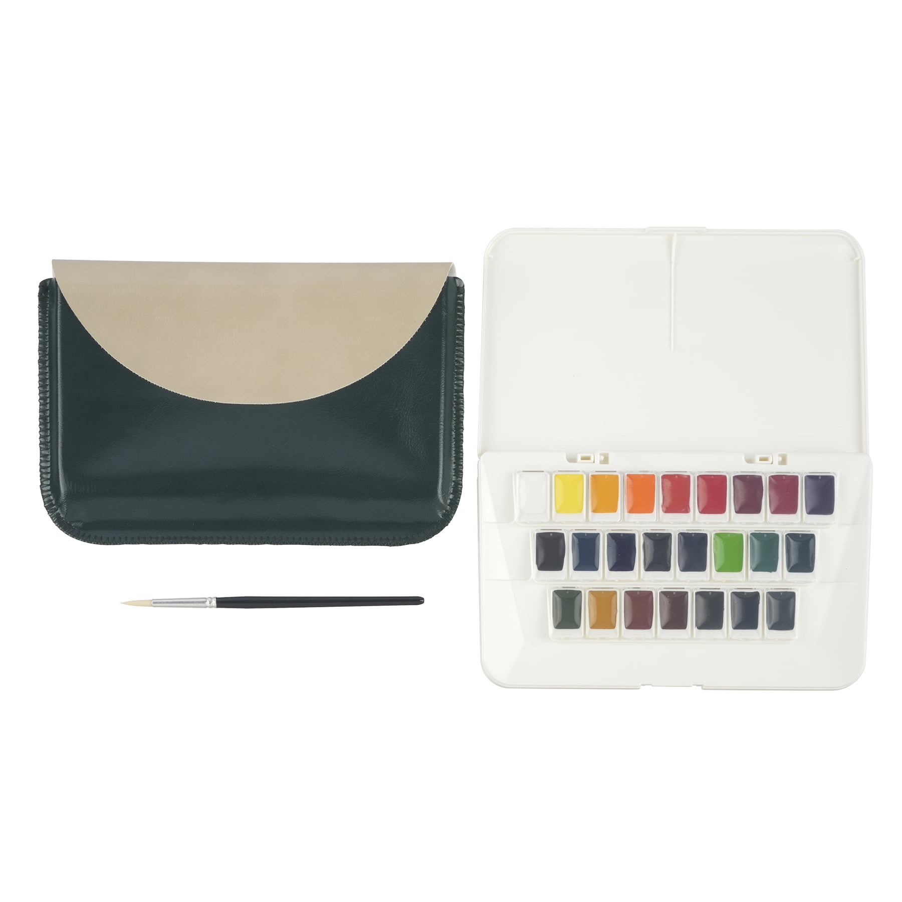Watercolor Paint Travel Kit by Artist's Loft - 24 Half Pans - Paint ...