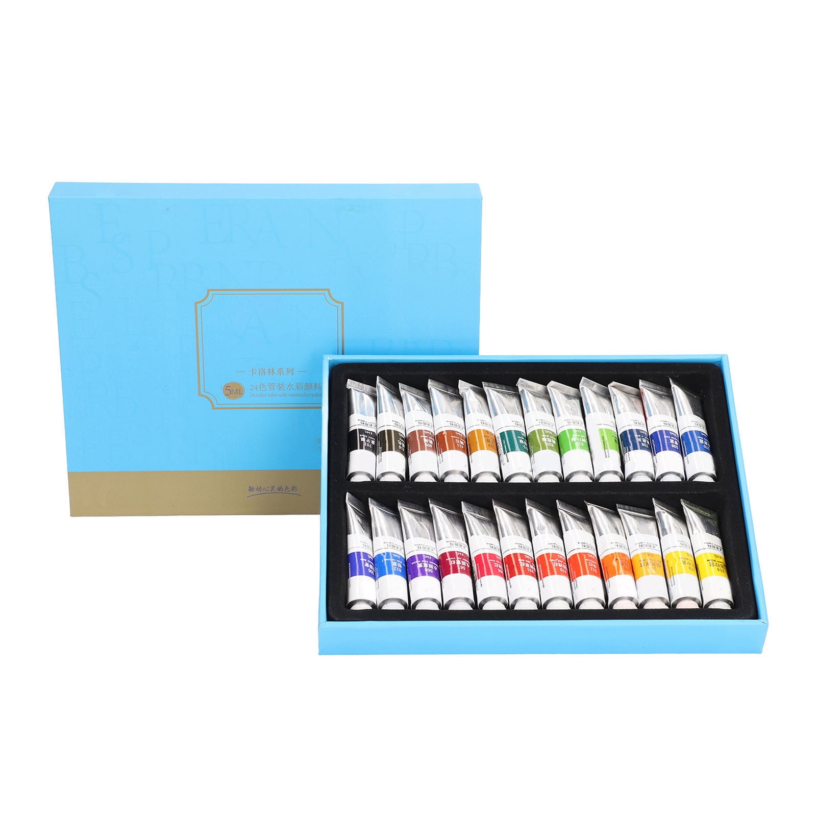 Watercolor Paint Tube Set 5ML Transparent Pigment Fast Drying Reusable ...