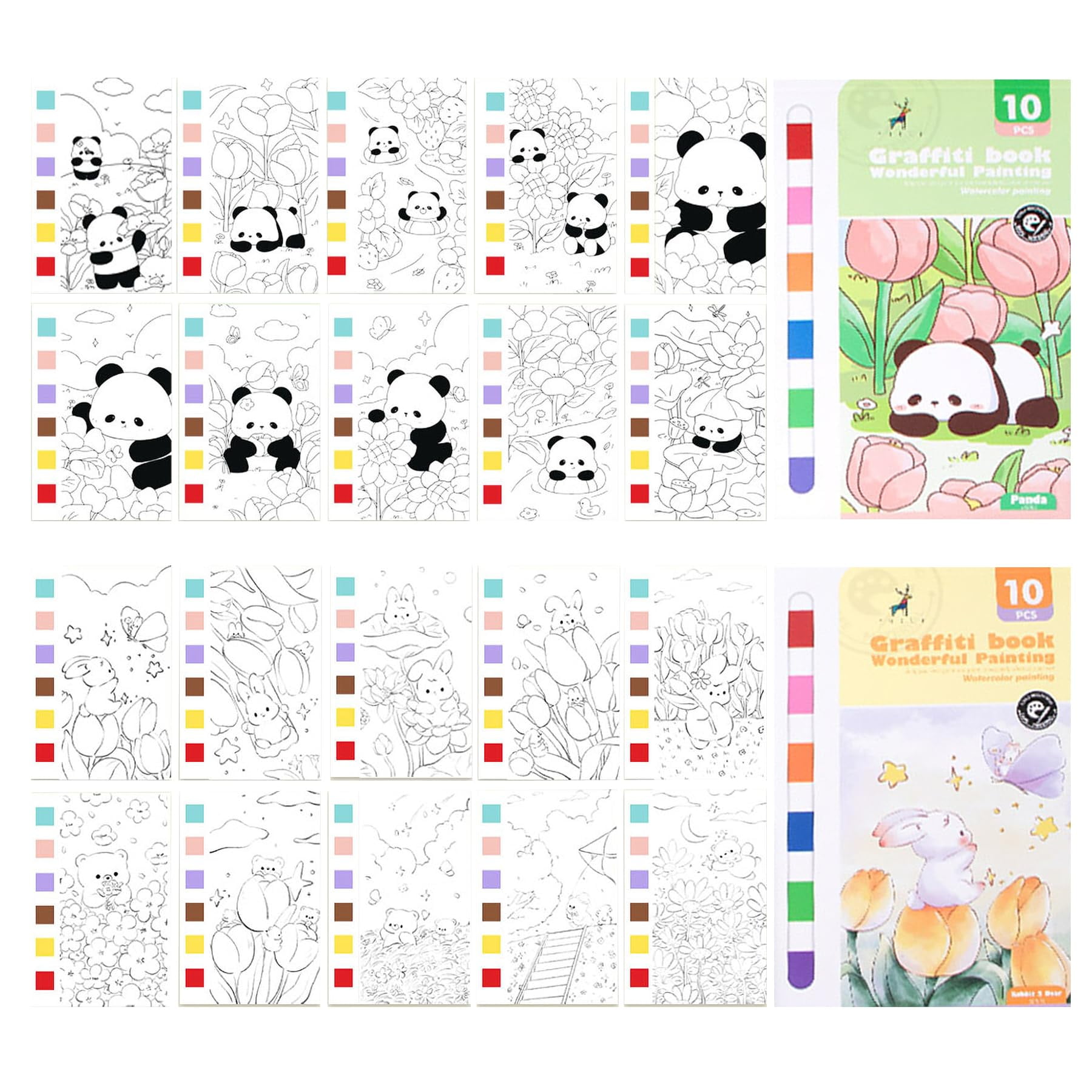 Watercolor Painting Paper Set SSF20 for Kids&Adults Beginners All in ...