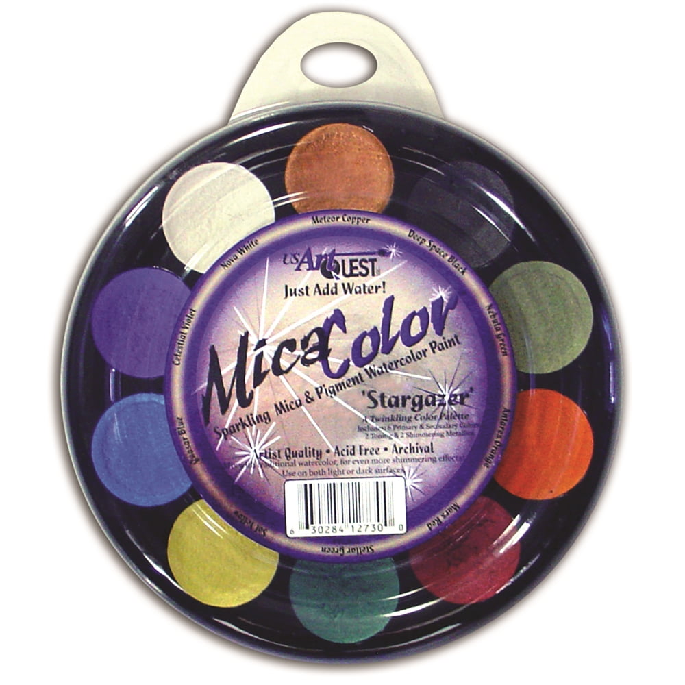 Watercolor Palette - 10 Colors-Stargazers, Pk 1, US Artquest - Walmart.com