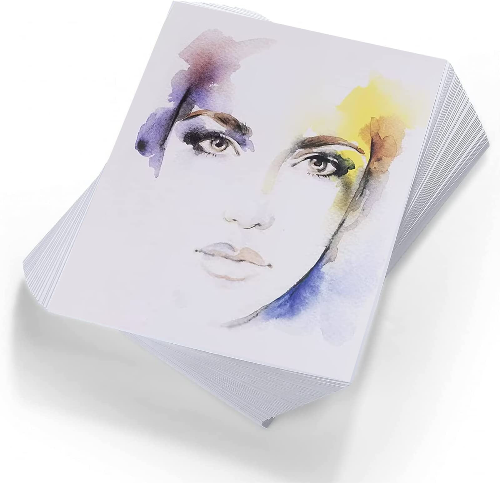 Watercolor Paper Bulk, 8.5x11 DHF10 inches, 25 Sheets (180gsm) Artist ...