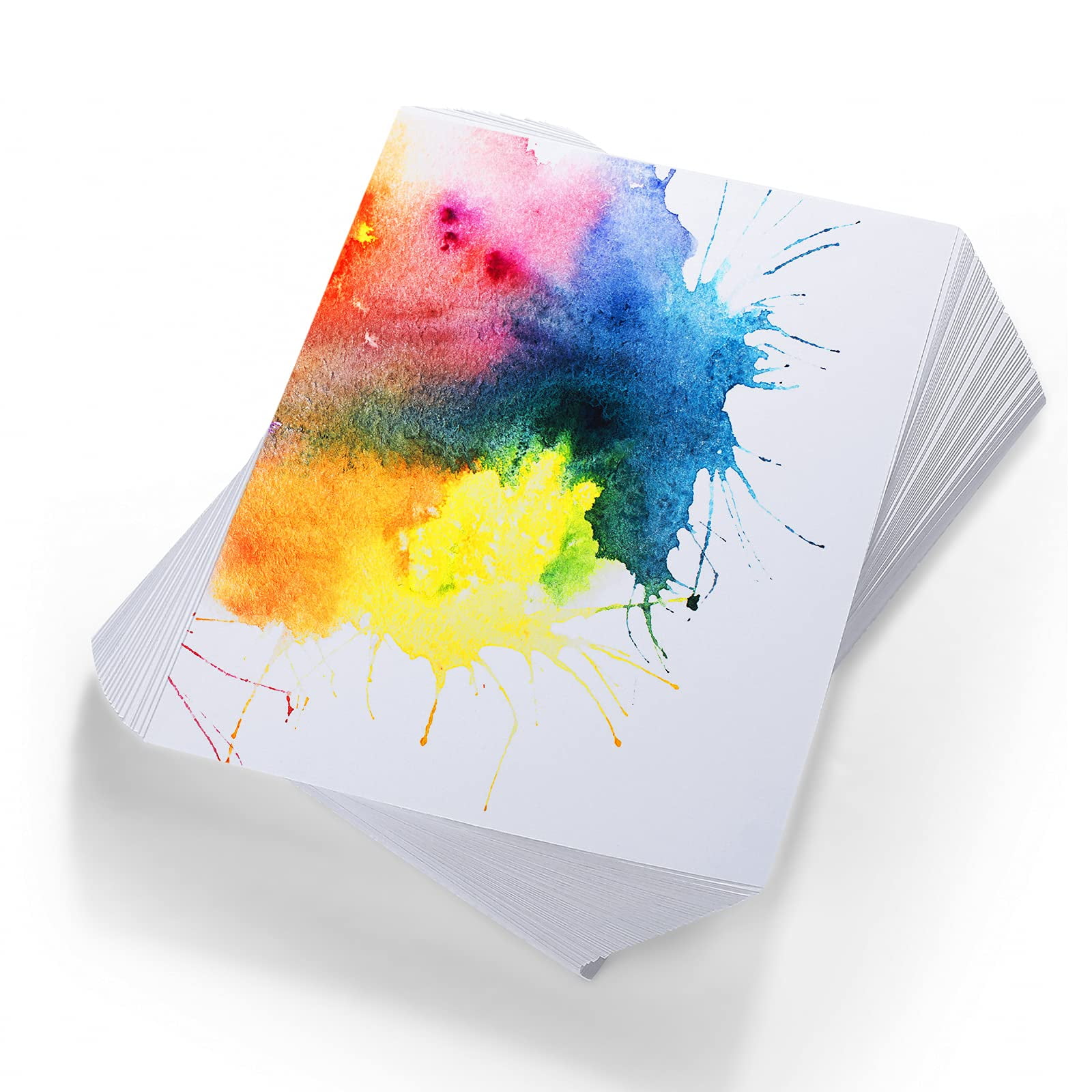 Watercolor Paper Pad, 60 Sheets Bulk 5x7 Inch, Cold Press White Art ...