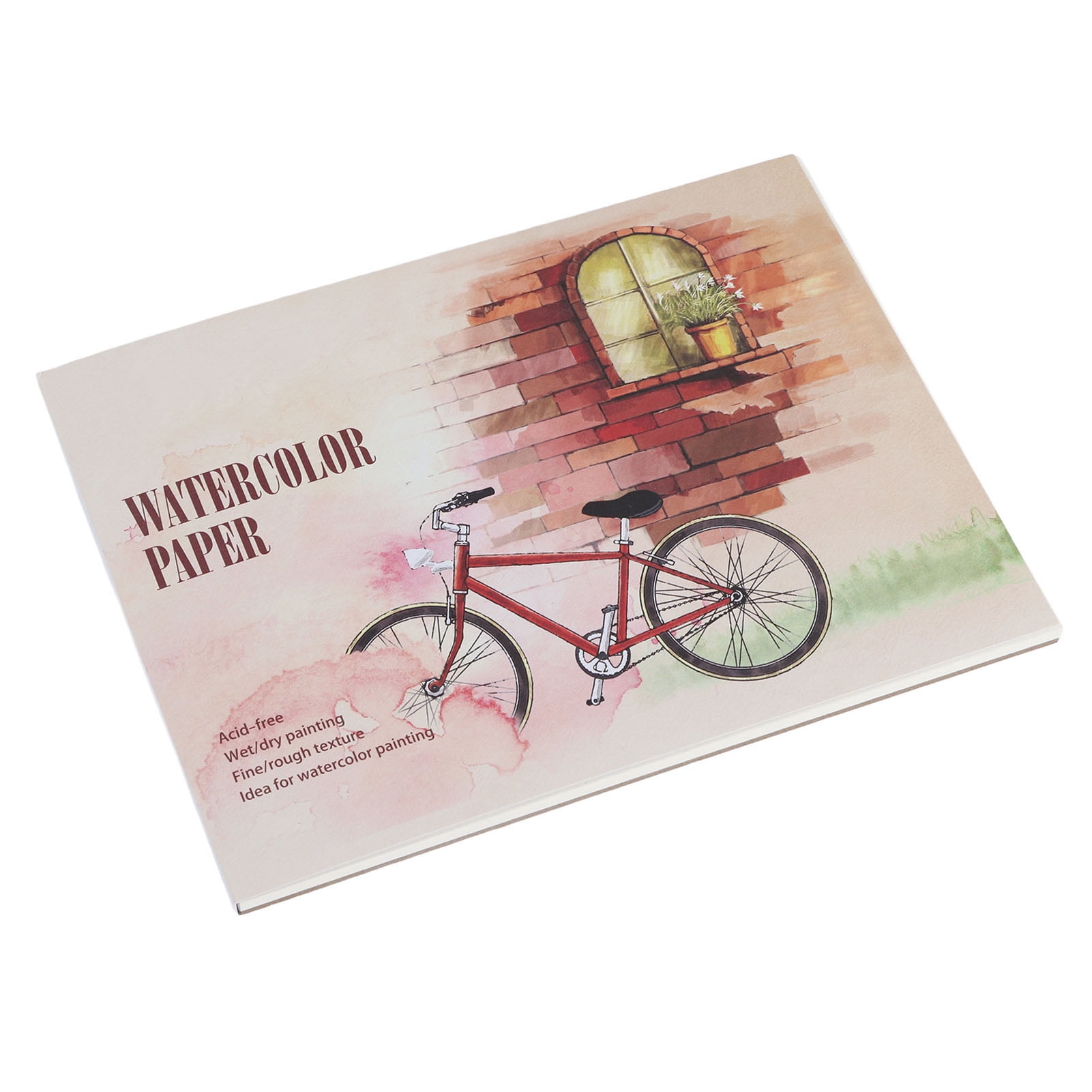 Watercolor Paper Pad, Soluble Colored Pencil Paper Sketch Book, Art ...