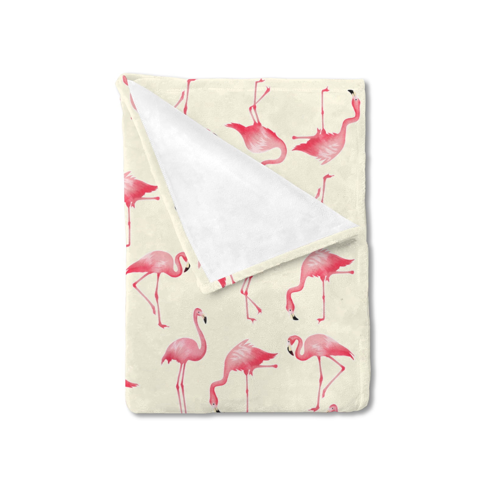 Watercolor Pink Flamingo Baby Blanket for Boy Girl Summer Flamingo Soft ...