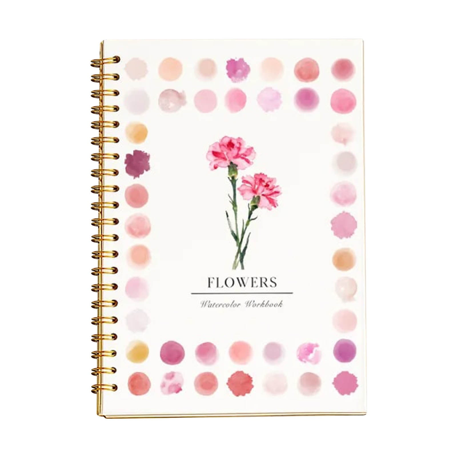 Watercolor Practice Workbook for Beginners, 12 Illustrated Pages, Step ...