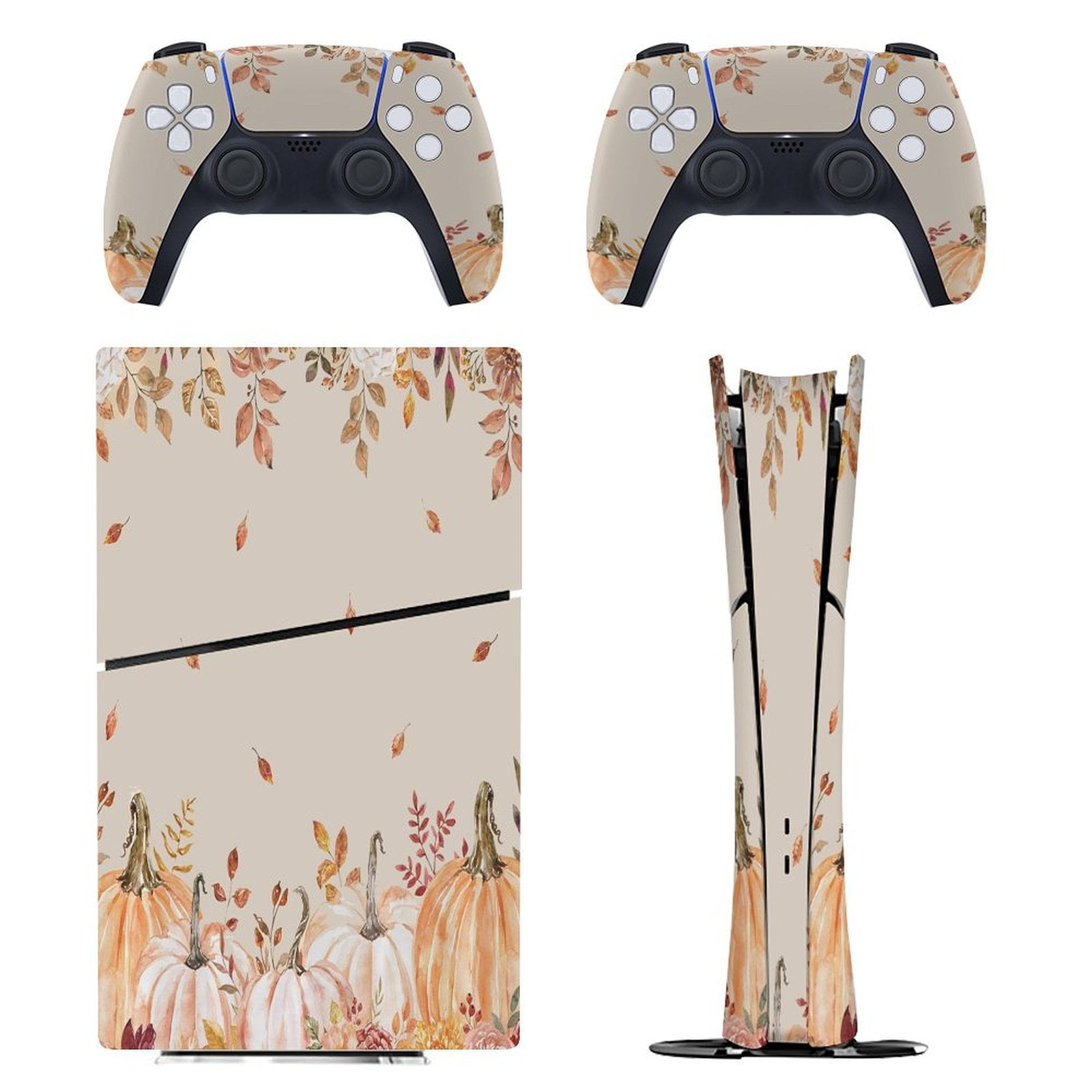 Watercolor Pumpkins PS5/PS5 Pro/PS5 Slim Digital Disc Skin Sticker For ...