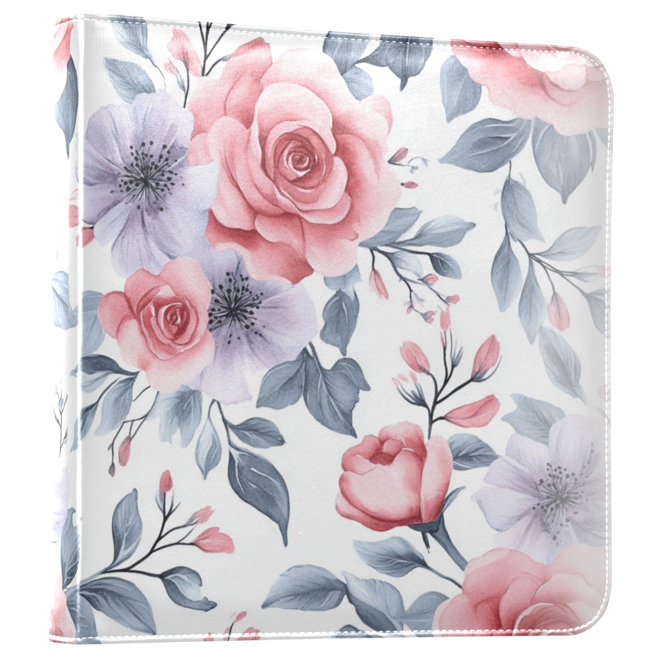 Watercolor Roses and Anemone Flowers Large Photo Album Self Adhesive 20 ...