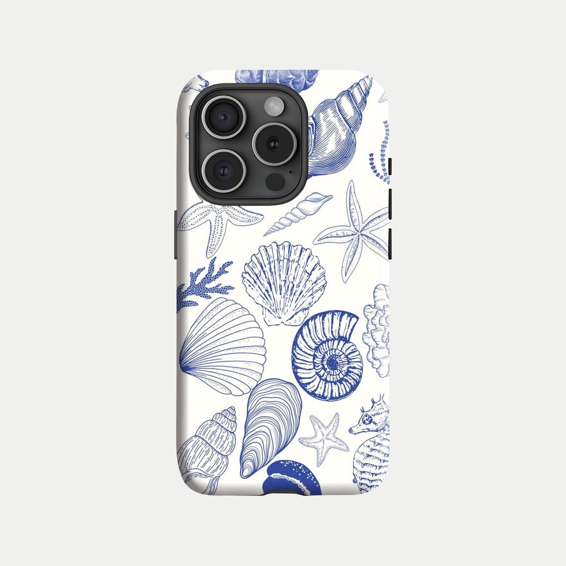 Watercolor Seashell Beachy Tropical Aesthetic Collage Phone Case with ...