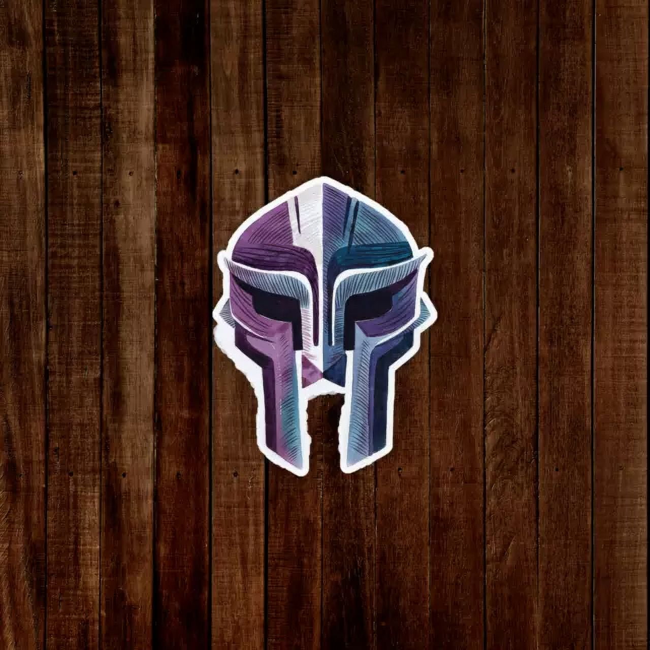 Watercolor Spartan Sticker - Unique Colorful Decal For Laptops, Phones ...