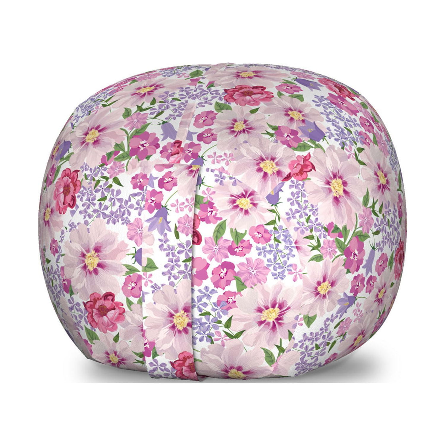 Watercolor Storage Toy Bag Chair, Blossoming Field in Graceful Spring ...