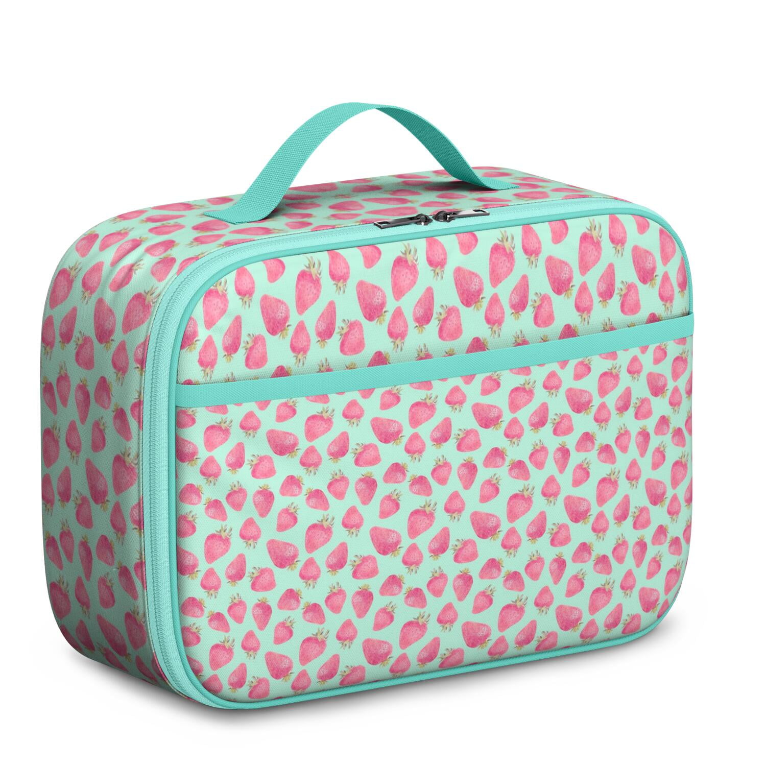 Watercolor Strawberry Insulated Lunch Box - Sweet Strawberry Cake ...