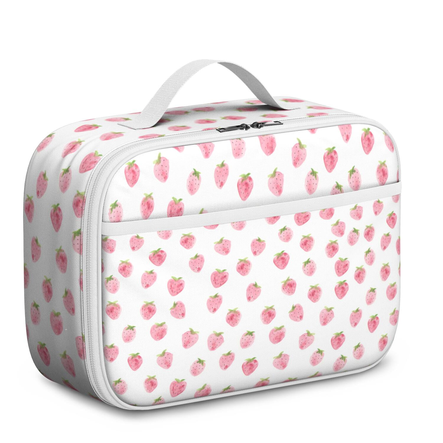 Watercolor Strawberry Insulated Lunch Box - Sweet Strawberry Cake ...