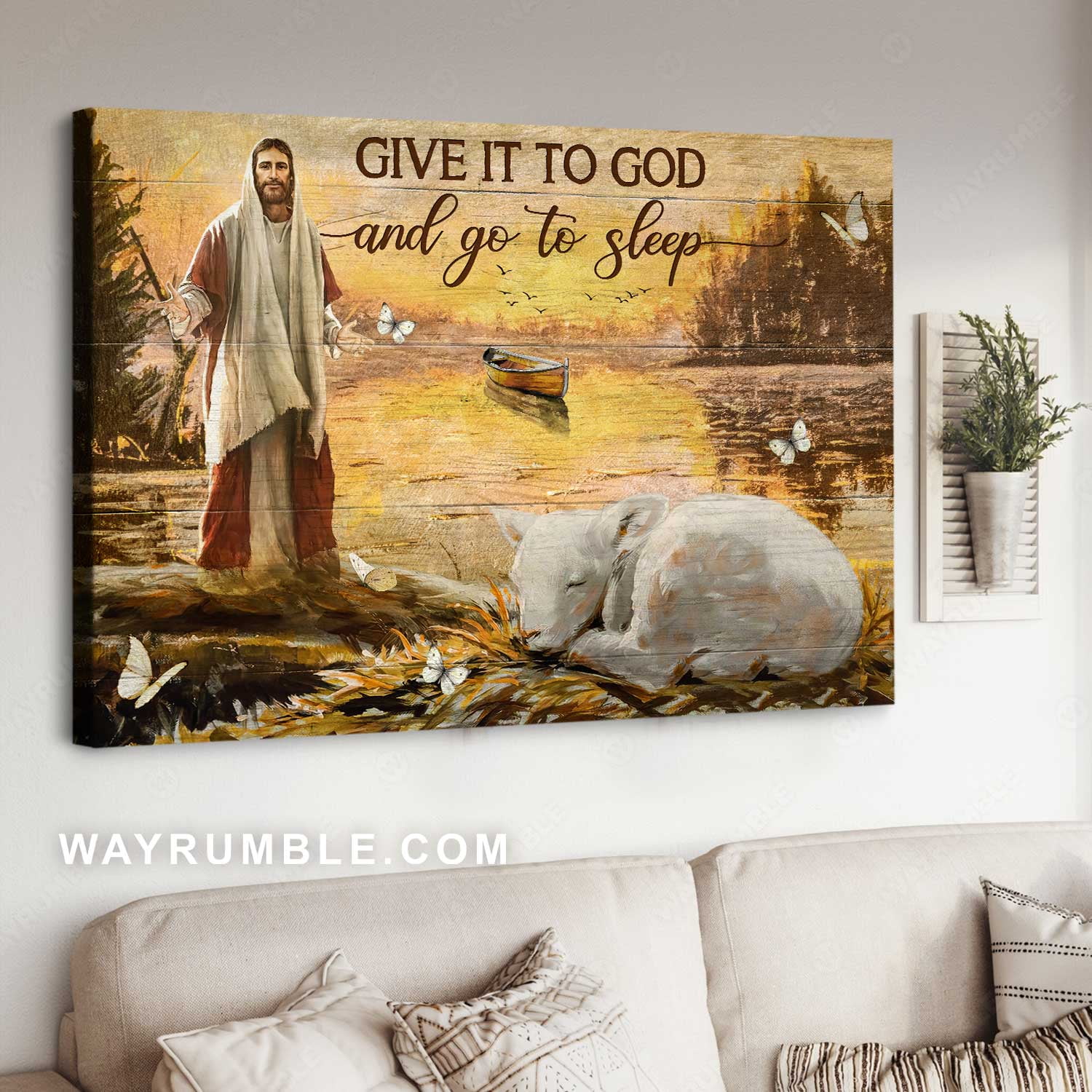 Watercolor Style Lamb, Magic Lake, The Life Of Jesus, Give It To God ...