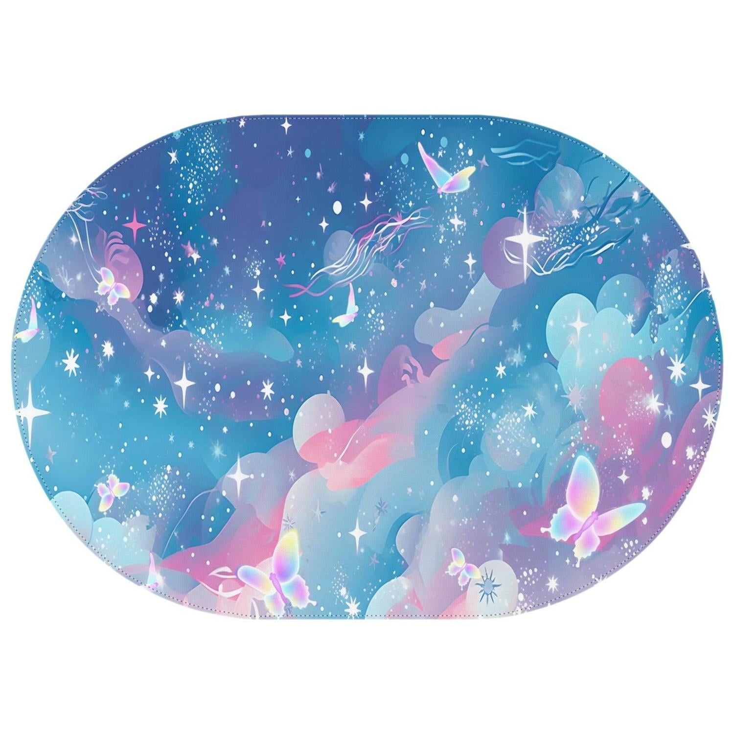 Watercolor Style Starry Space Galaxy Nebula Abstract Cosmos Inspired ...