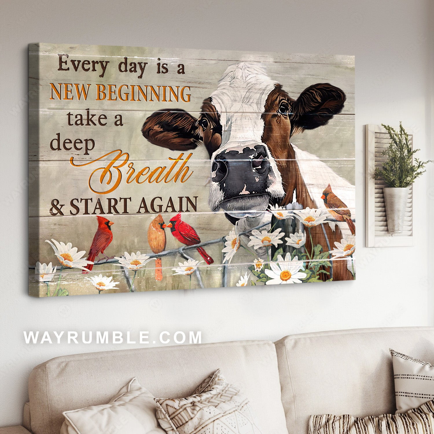 Watercolor Style Style Dairy Cow, Little Cardinal, Daisy Garden, Every ...