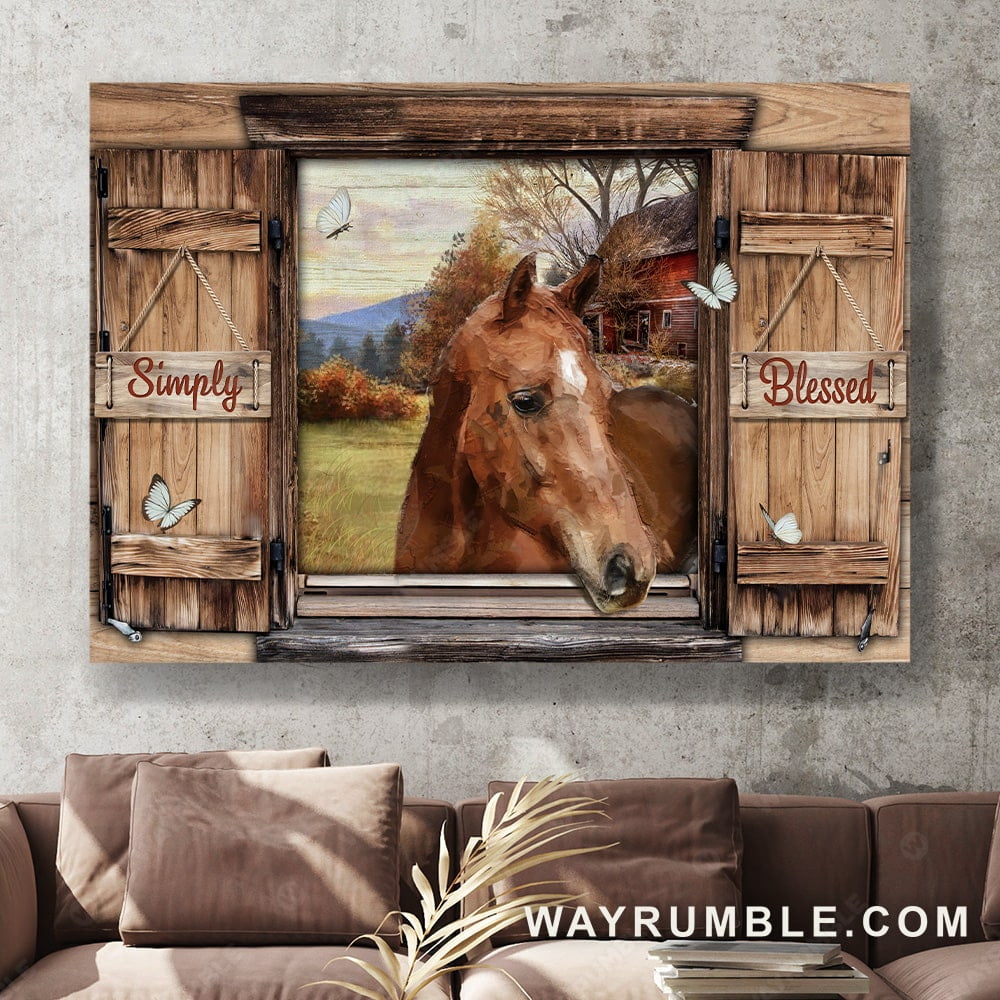 Watercolor Style Style Horse, Sunset Painting, Green Meadow, Pretty ...