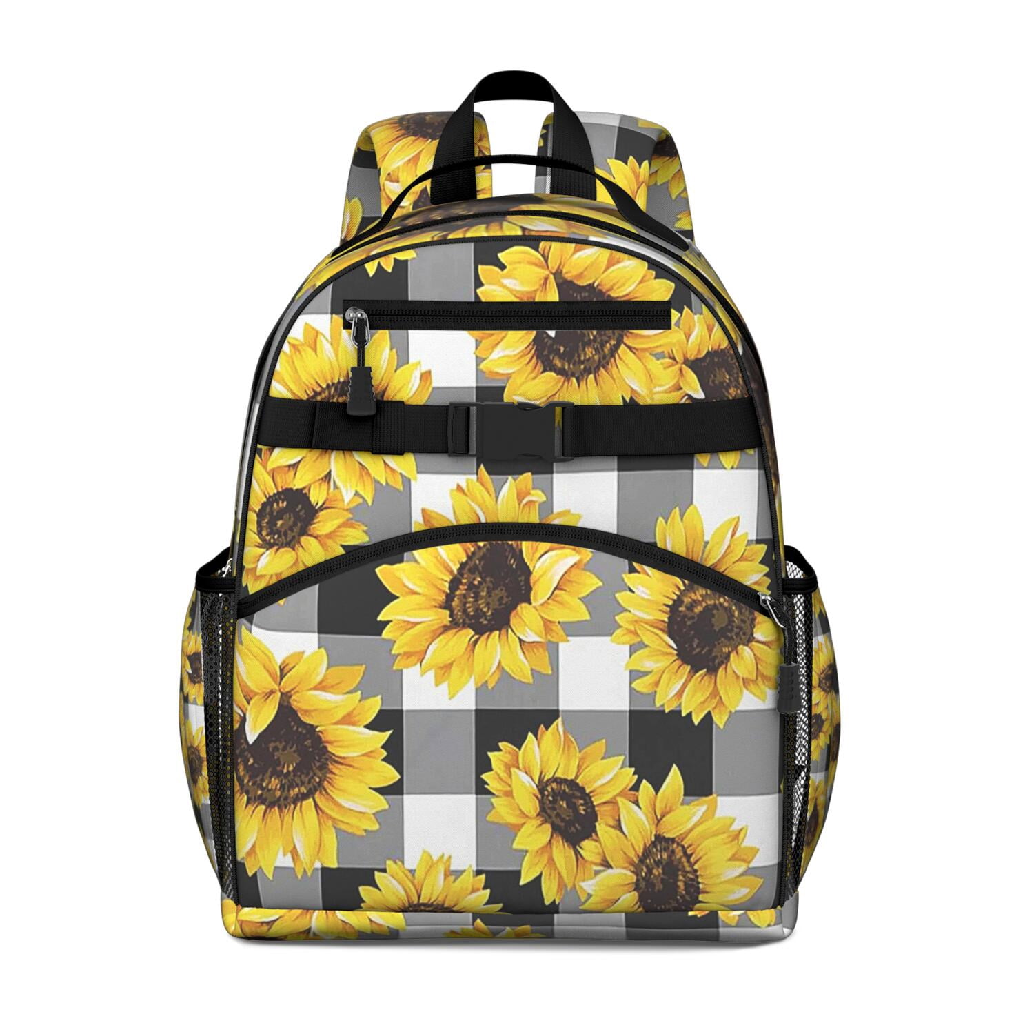 Watercolor Sunflower Artwork Backpack - Spacious & Organized for ...