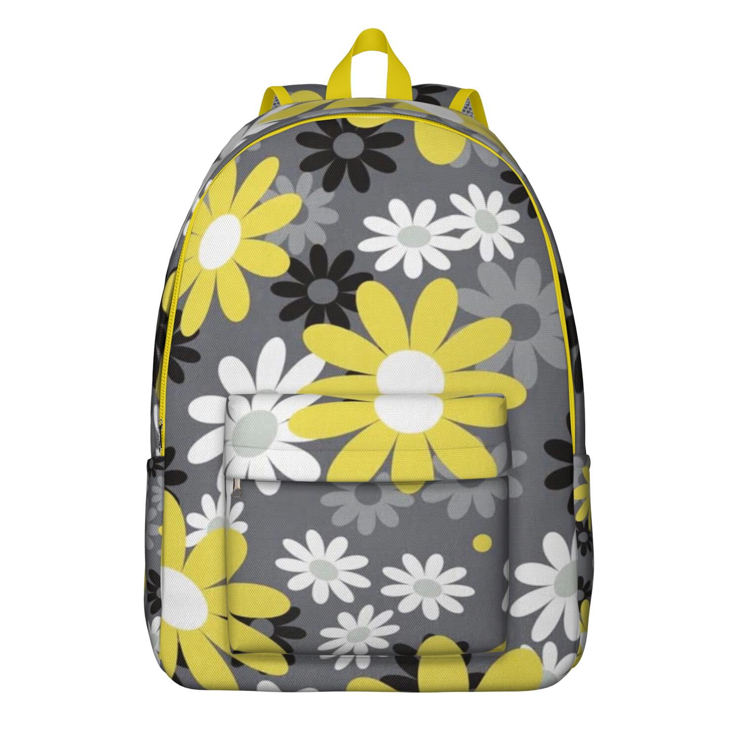Watercolor Sunflower Backpack - Artistic Floral Waterproof Daypack ...