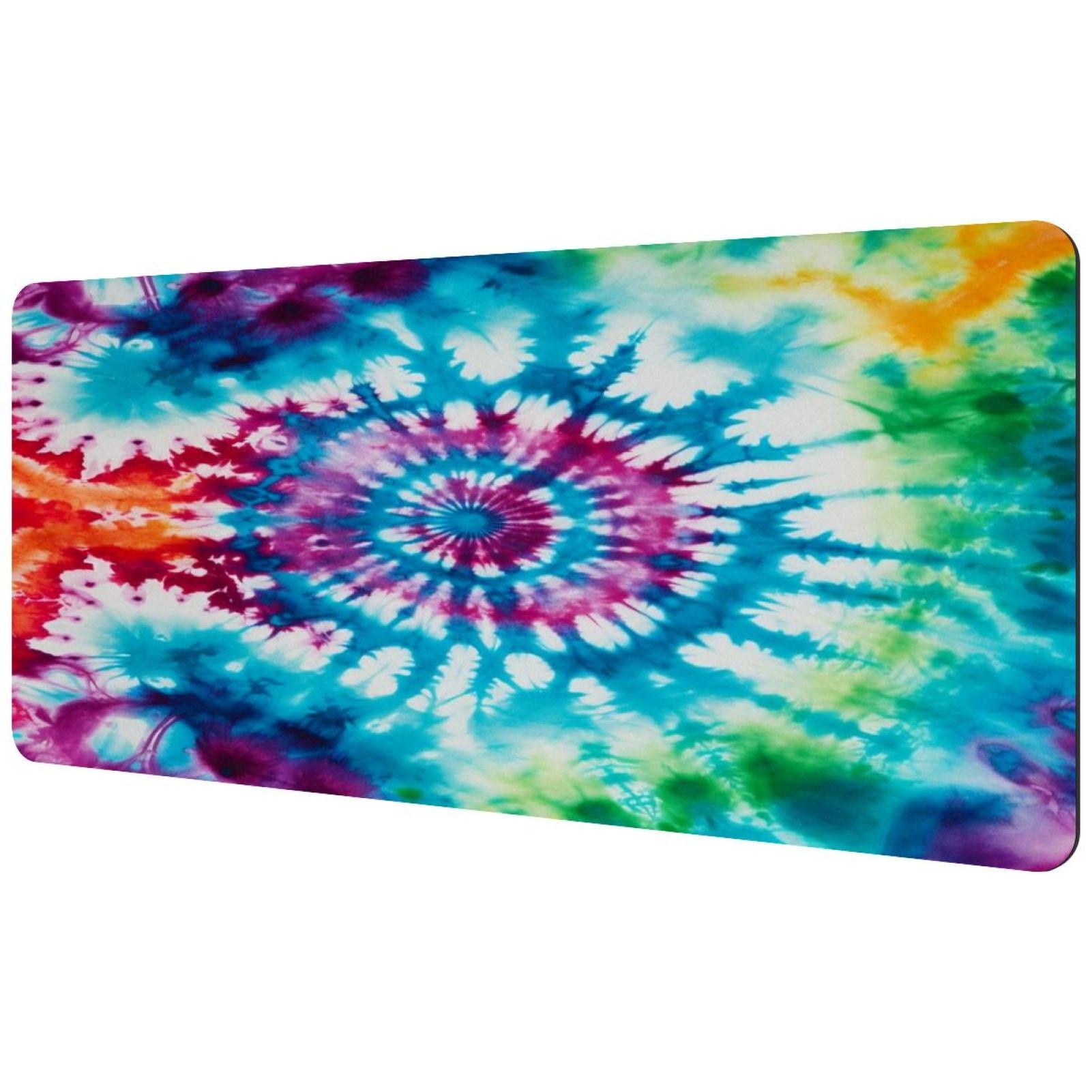 Watercolor Tie Dye Mouse Pad, Large Mousepad for Office Home Laptop ...