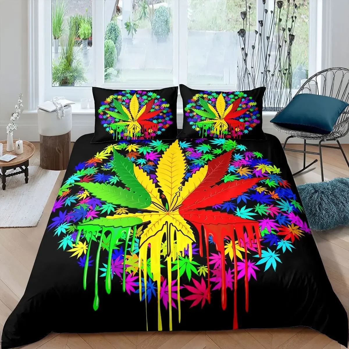 Watercolor Tree Duvet Cover Set Twin Size Tree Of Life Comforter Cover