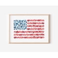 Watercolor USA Flag Print, Floral American Flag Wall Art, We The People ...
