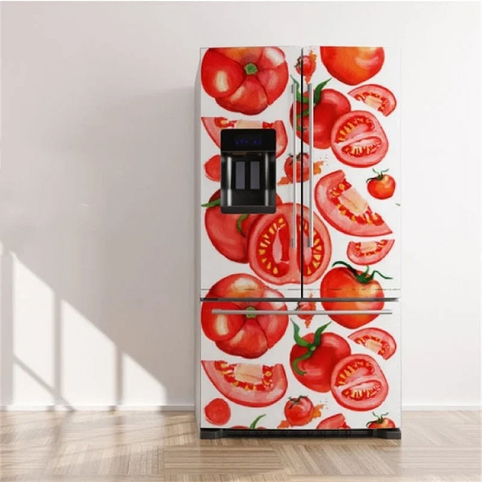 Watercolor Watermelon Fridge Stickers Sweet Summer Fruit Refrigerator ...