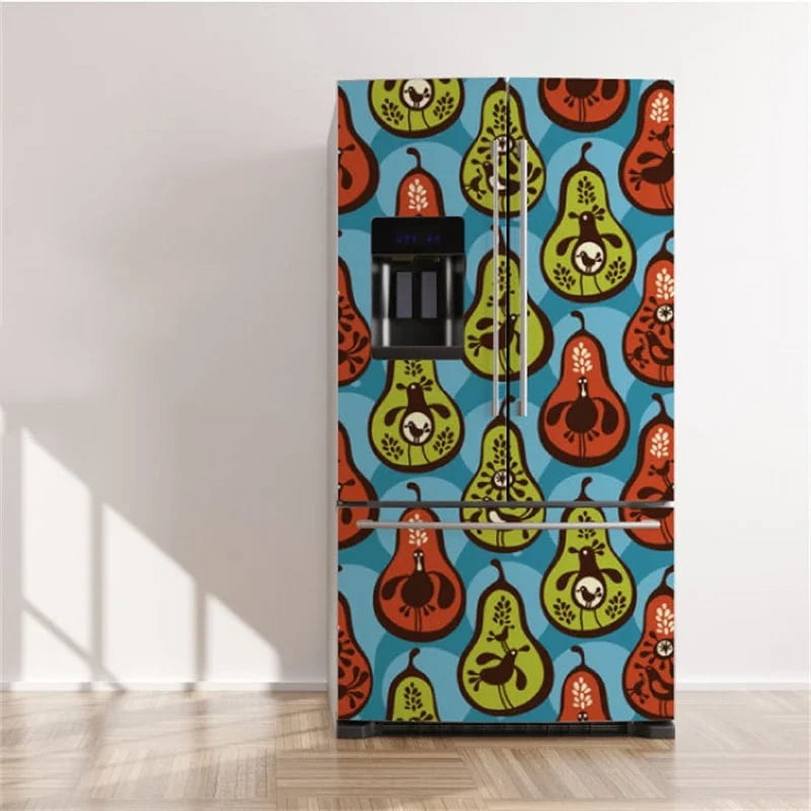 Watercolor Watermelon Fridge Stickers Sweet Summer Fruit Refrigerator ...