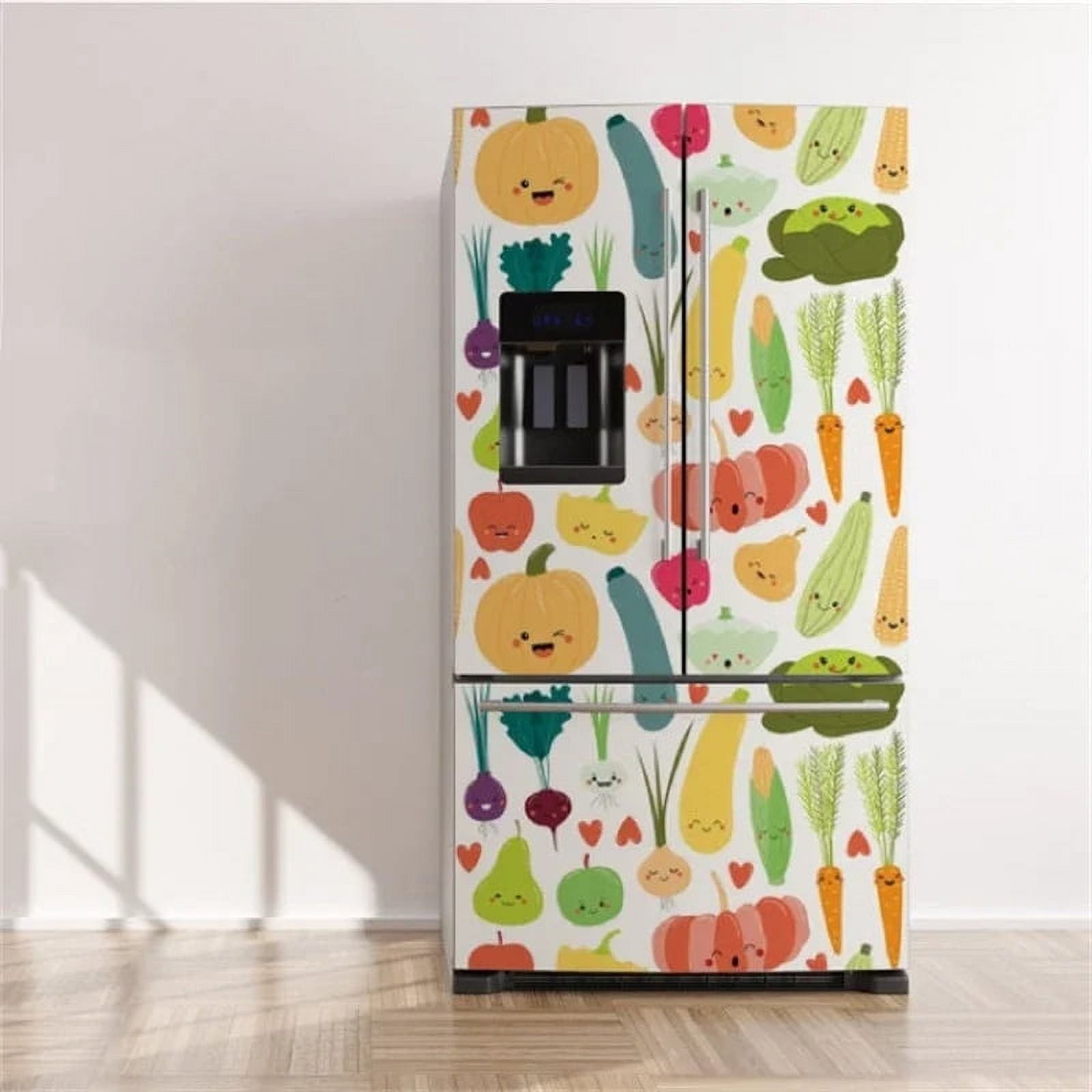 Watercolor Watermelon Fridge Stickers Sweet Summer Fruit Refrigerator ...