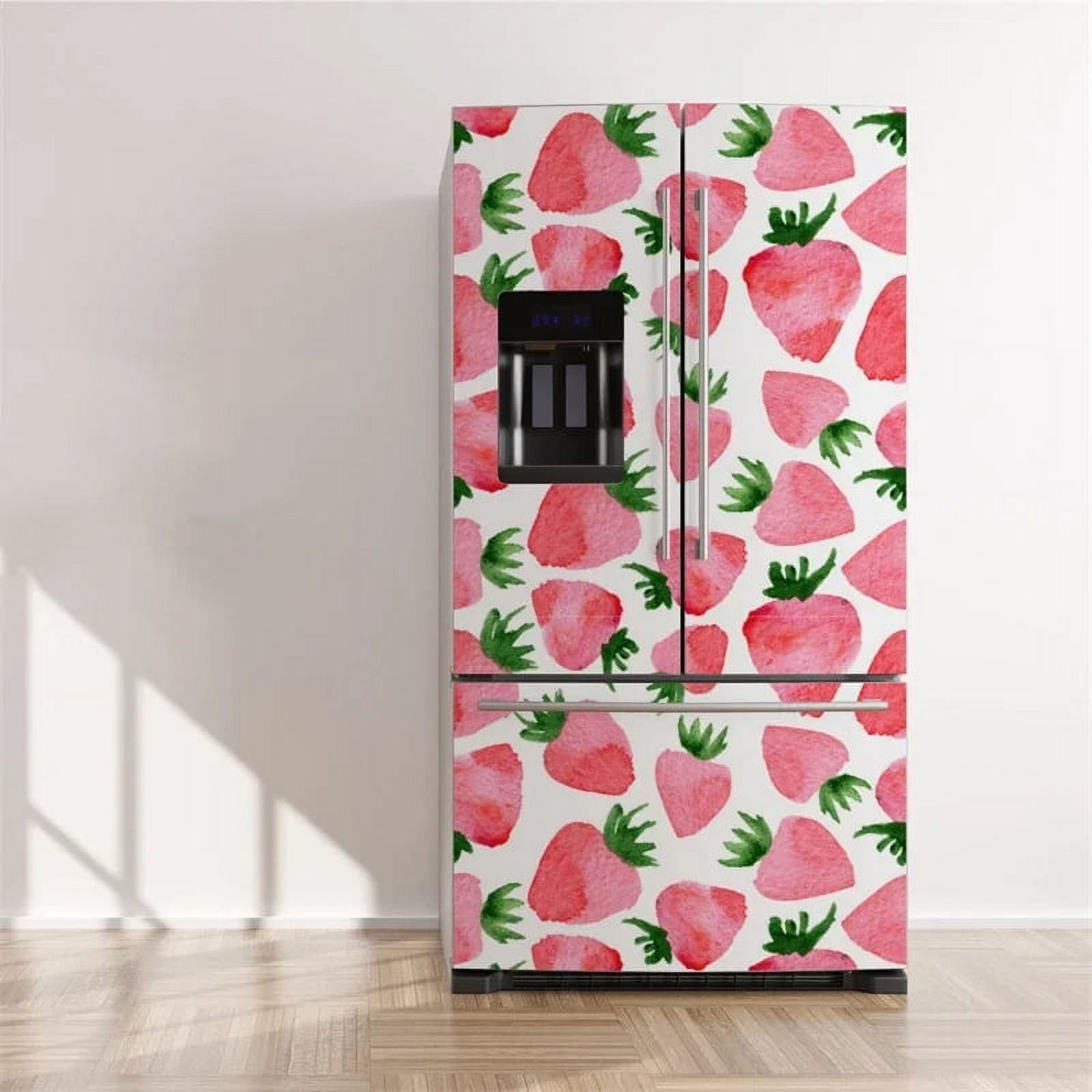 Watercolor Watermelon Fridge Stickers Sweet Summer Fruit Refrigerator ...