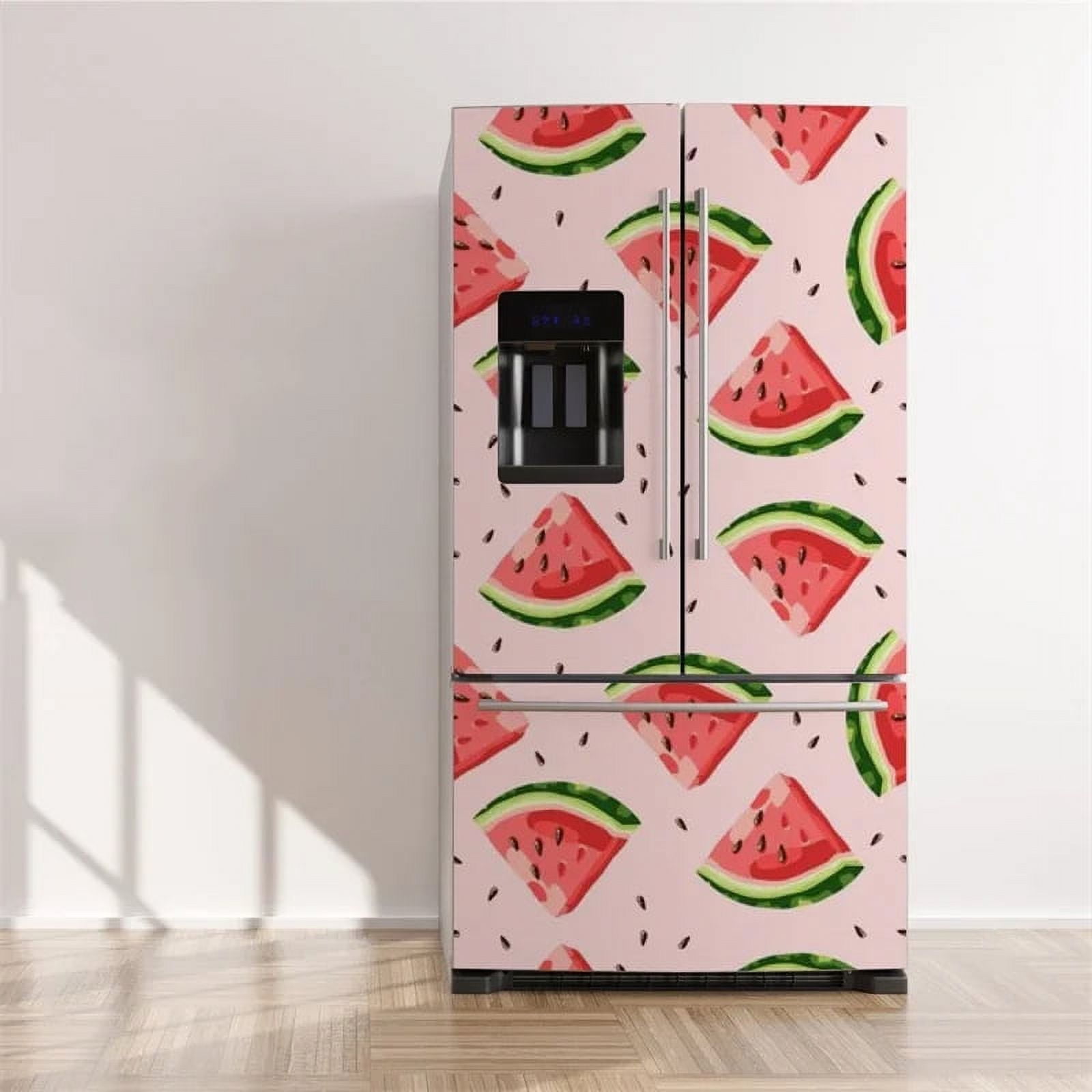 Watercolor Watermelon Fridge Stickers Sweet Summer Fruit Refrigerator ...