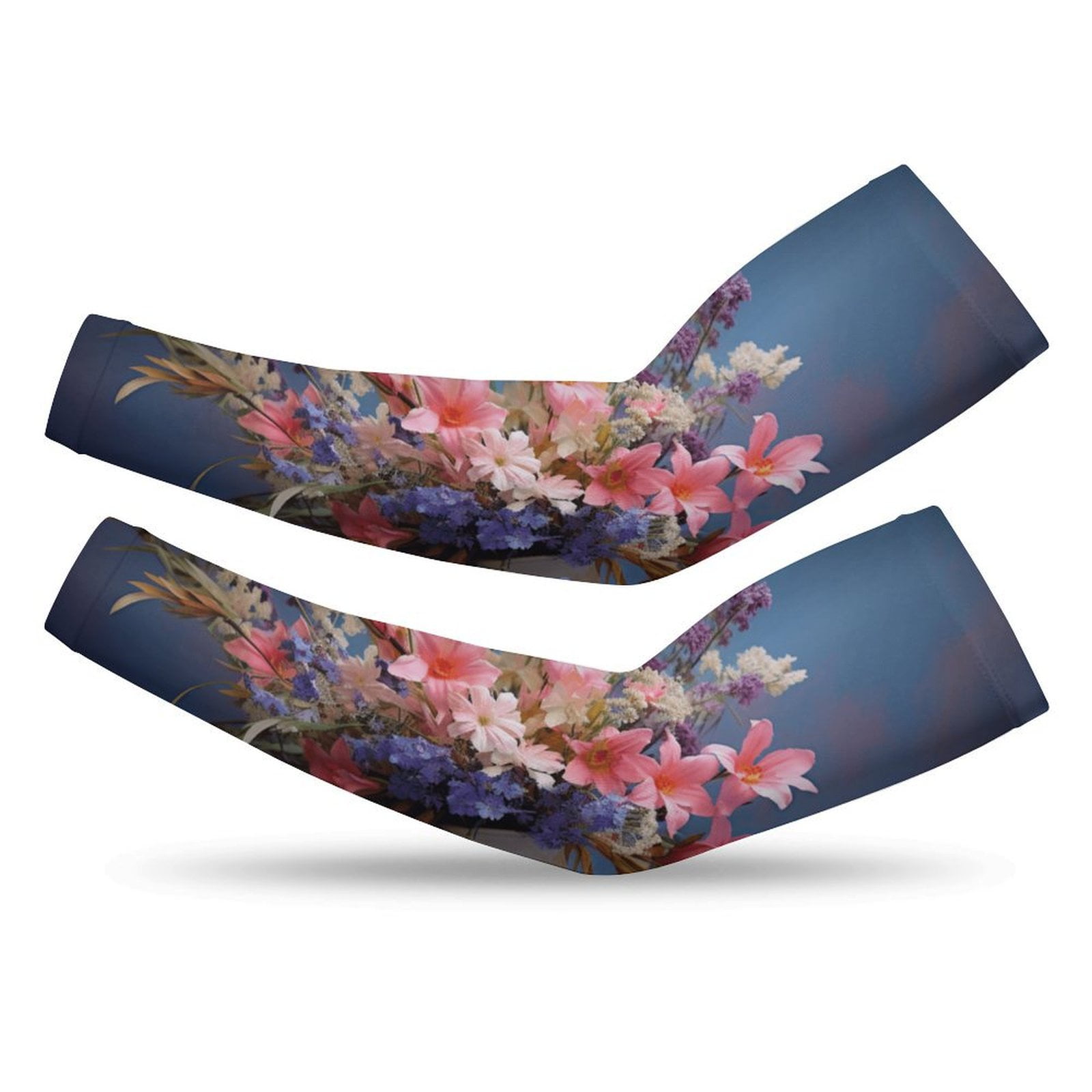 Watercolor Wildflowers Gardening Sleeves Farm Sun Protection Arm ...