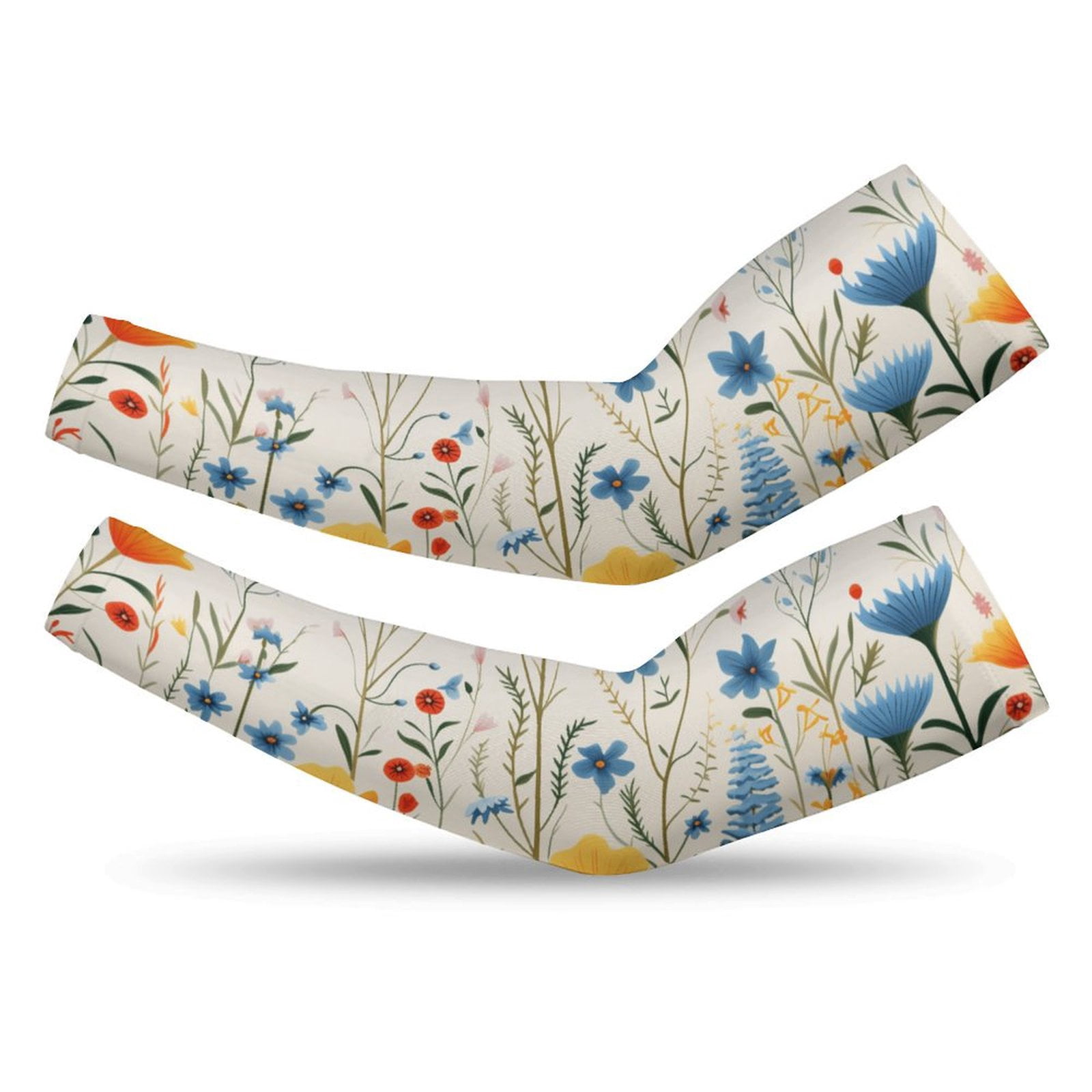 Watercolor Wildflowers Gardening Sleeves Farm Sun Protection Arm ...