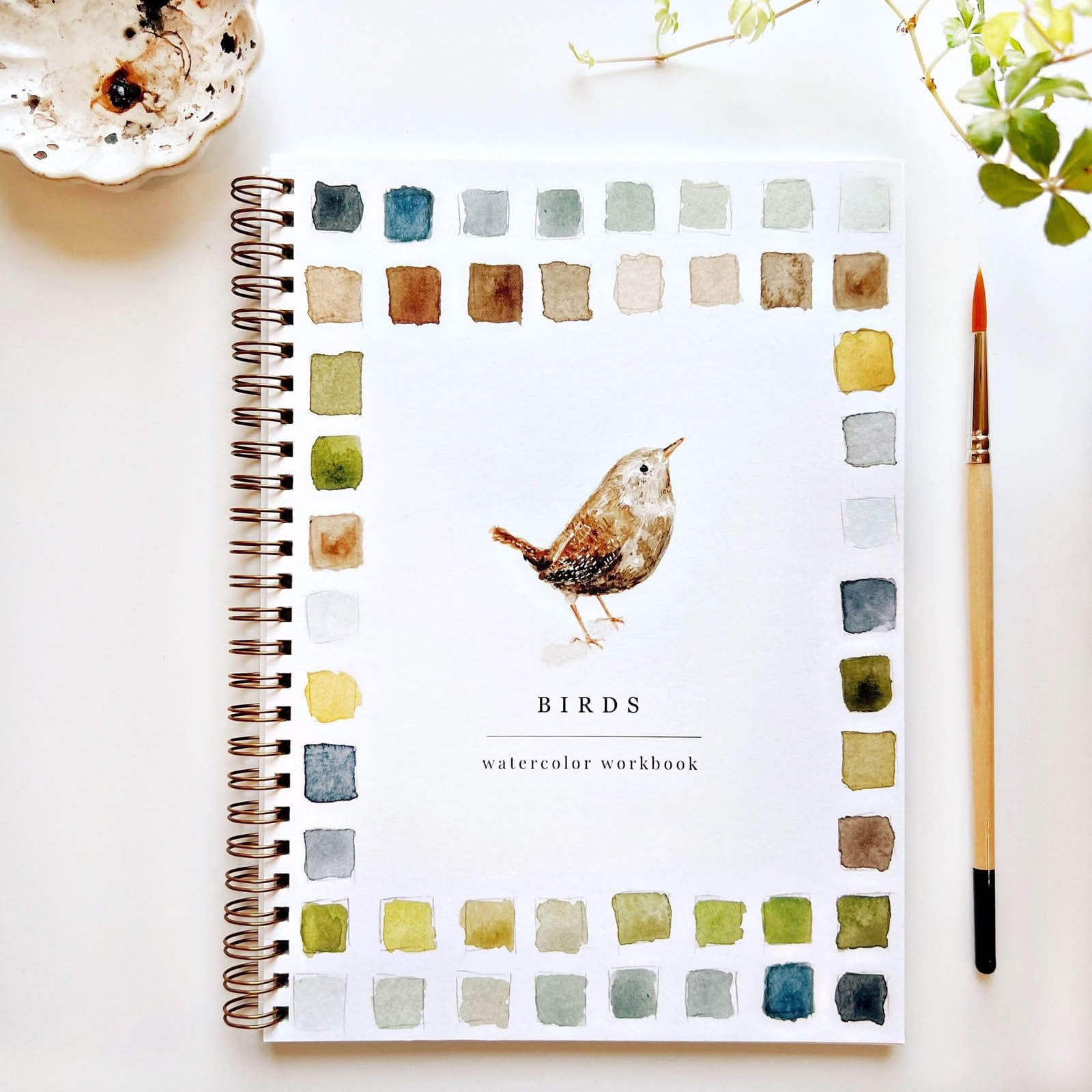 Watercolor Workbook for Beginner-Friendly,12 Colors Watercolor Paint ...