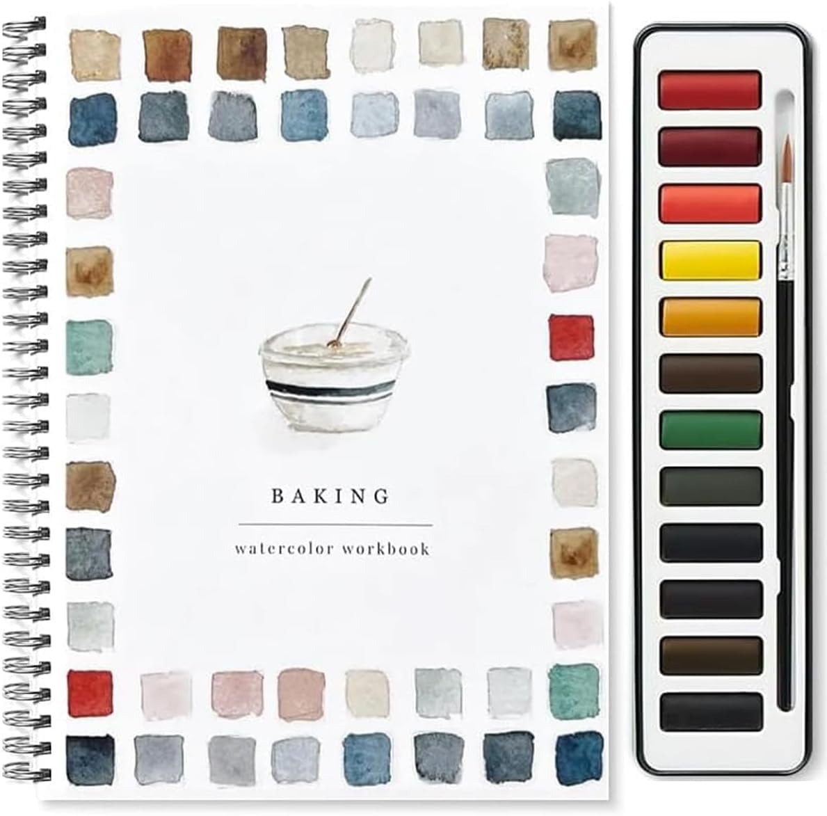 Watercolor Workbook, Beginner-Friendly Animals Watercolor Workbooks ...