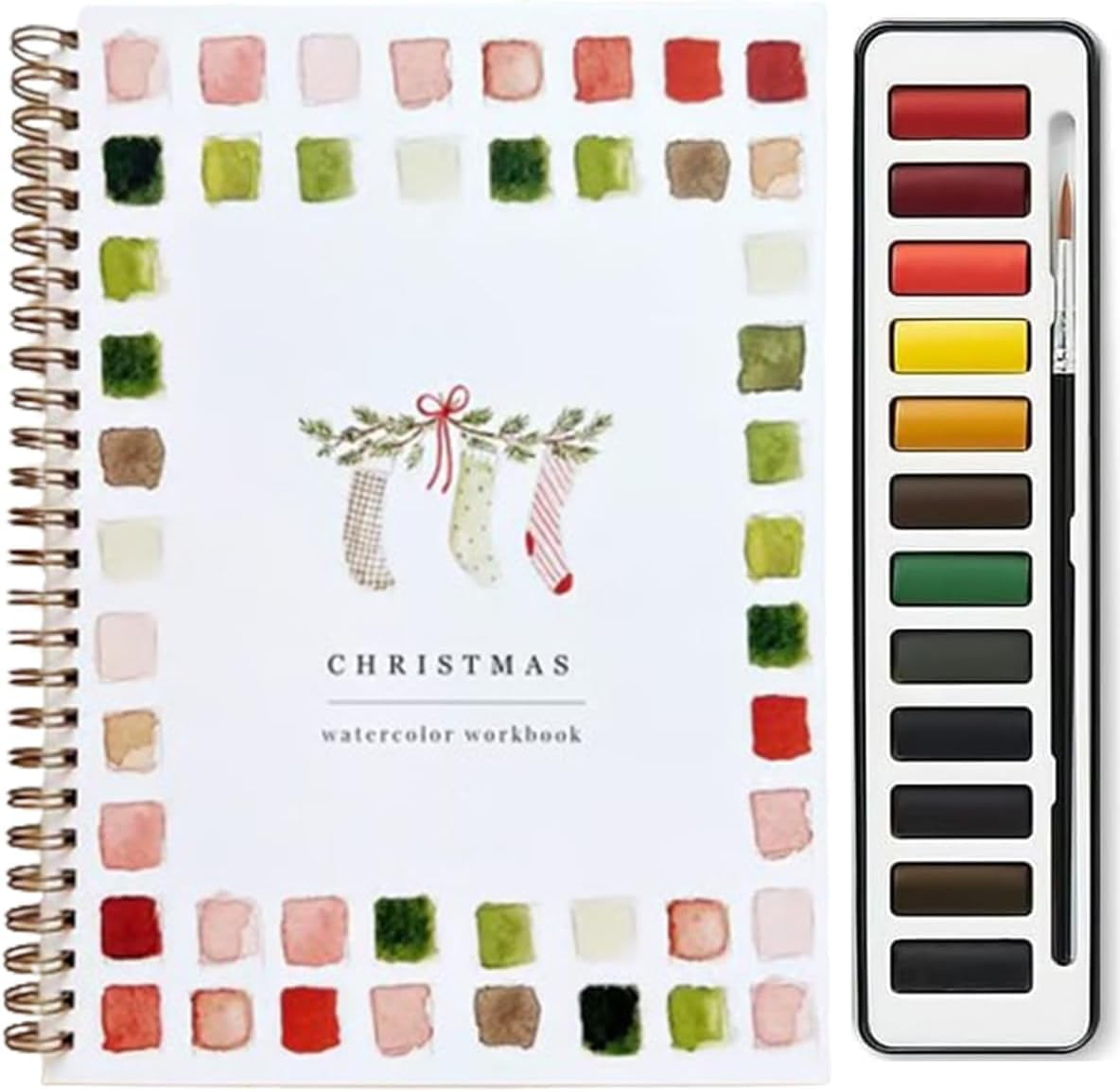 Watercolor Workbook, Beginner-Friendly Animals Watercolor Workbooks ...