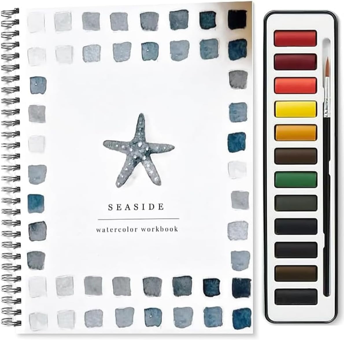 Watercolor Workbook, Beginner-Friendly Animals Watercolor Workbooks ...